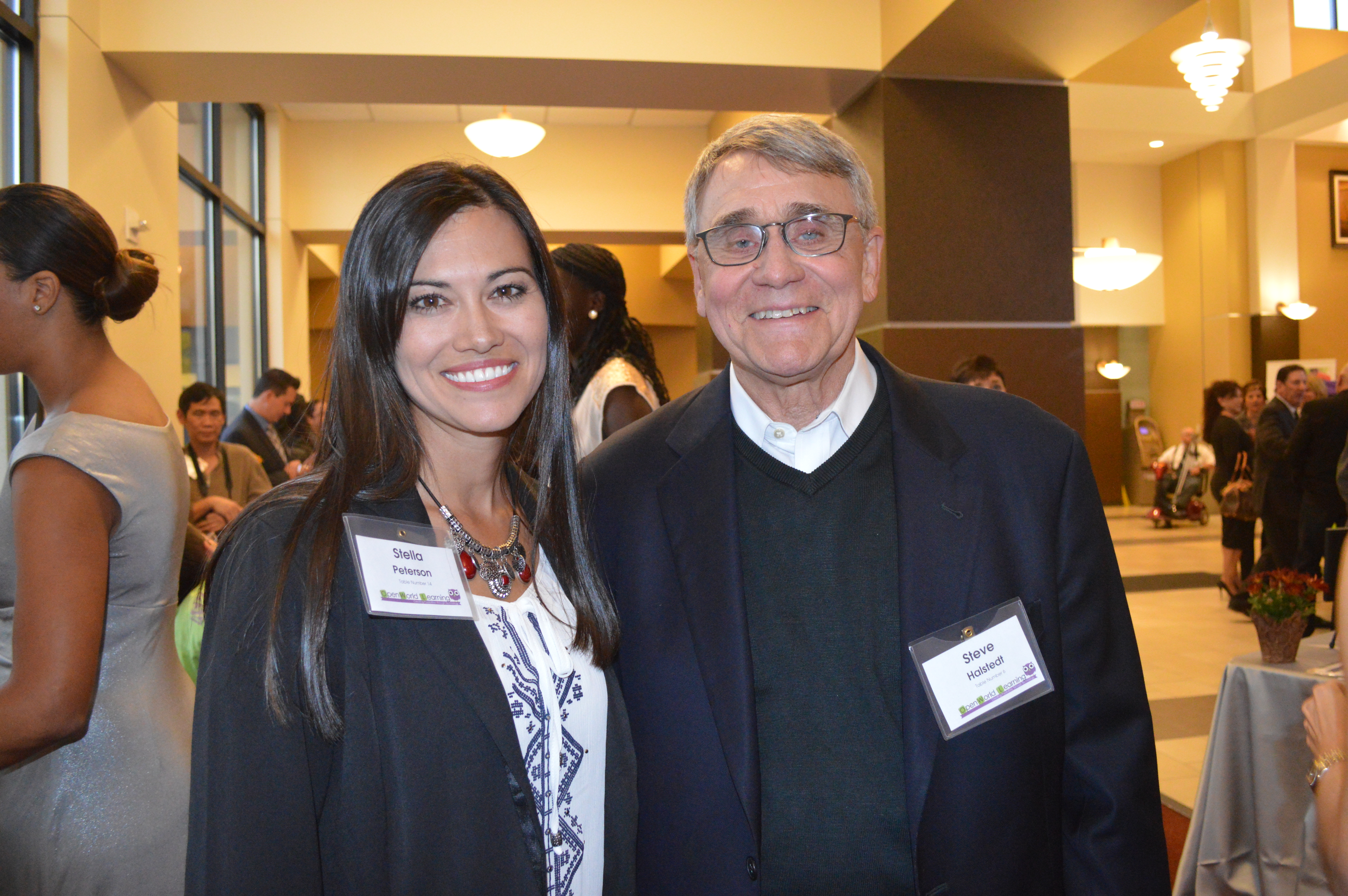 Stella Peterson and Steve Halstedt