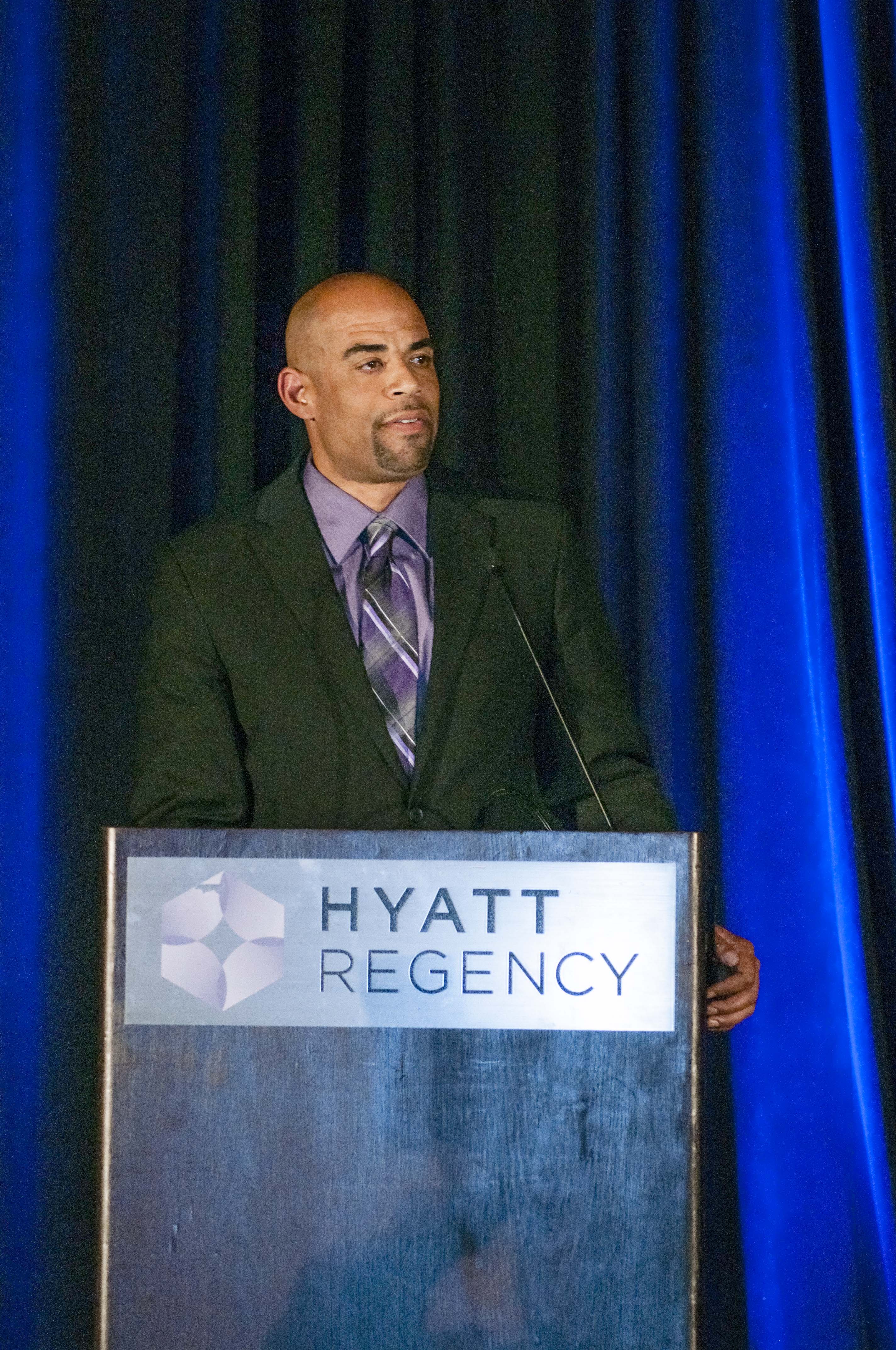 Event Chair Anthony Price welcomes supporters