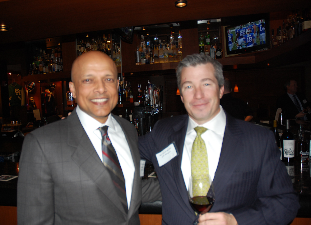 Navin Dimond, left, and Geoff Barker