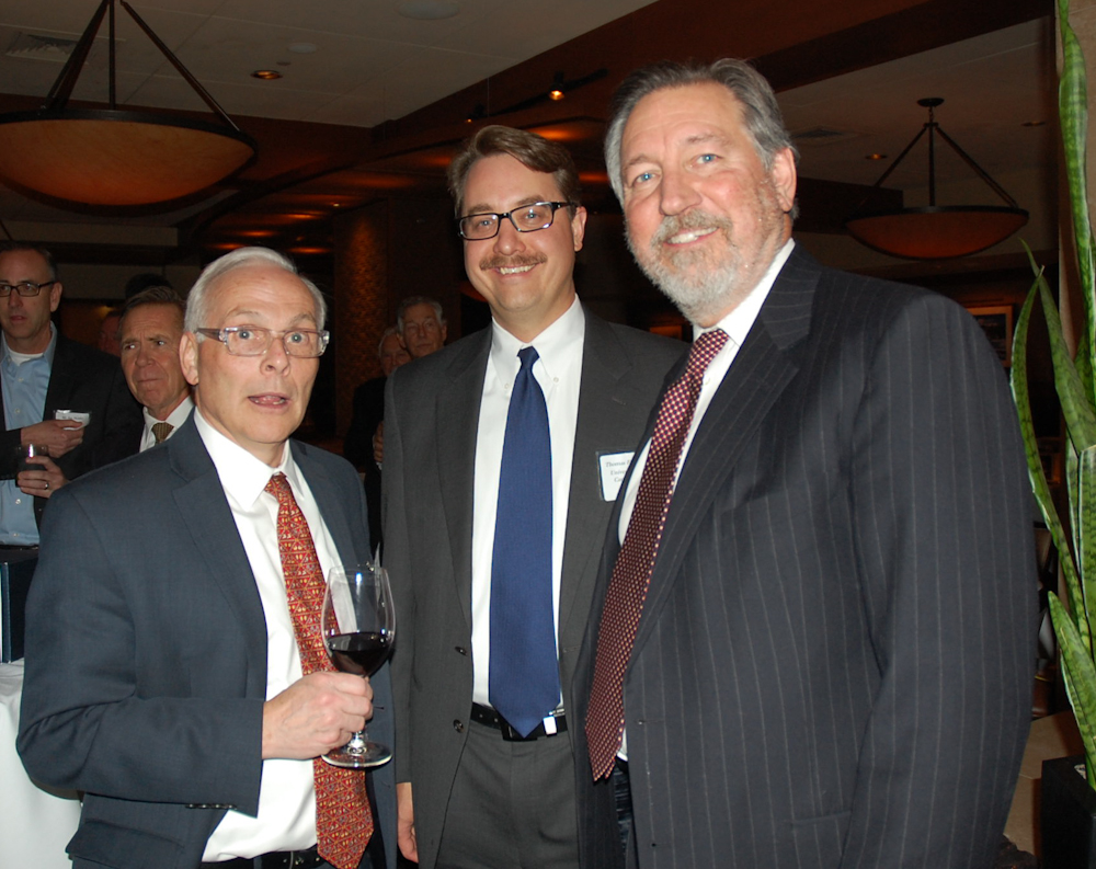 Jim Hodge, left, Dr. Tom Flaig, Mark Kochevar