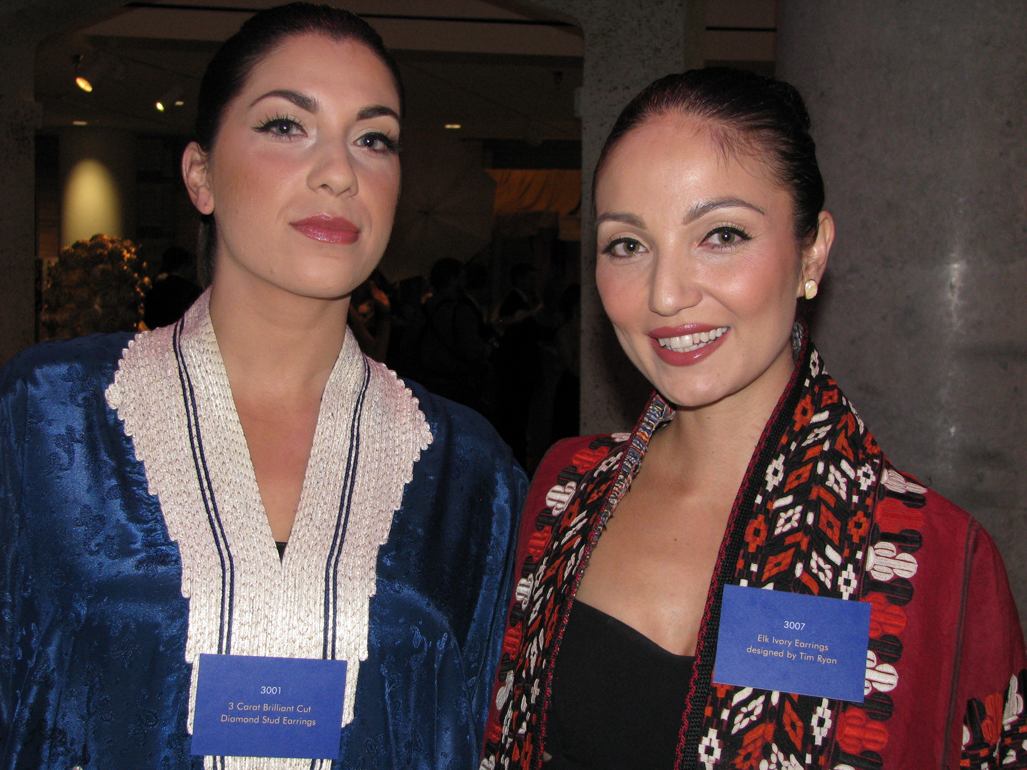 Callie Belo, left, and Geenie Celento at Museum After Dark