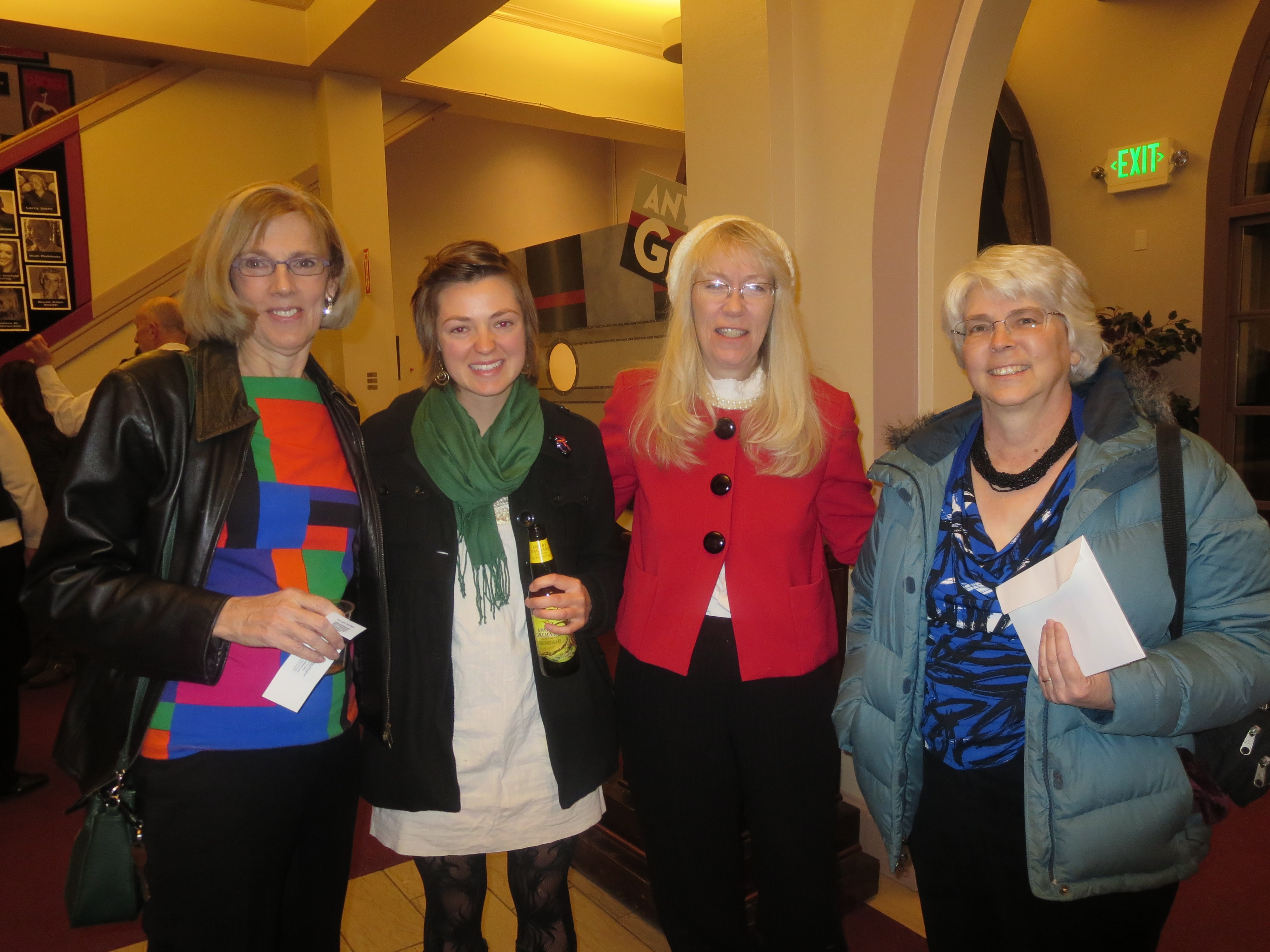 Anne Lovett, left, Joyce Keeley, Joyce Alms-Ransford and Mary Anderies