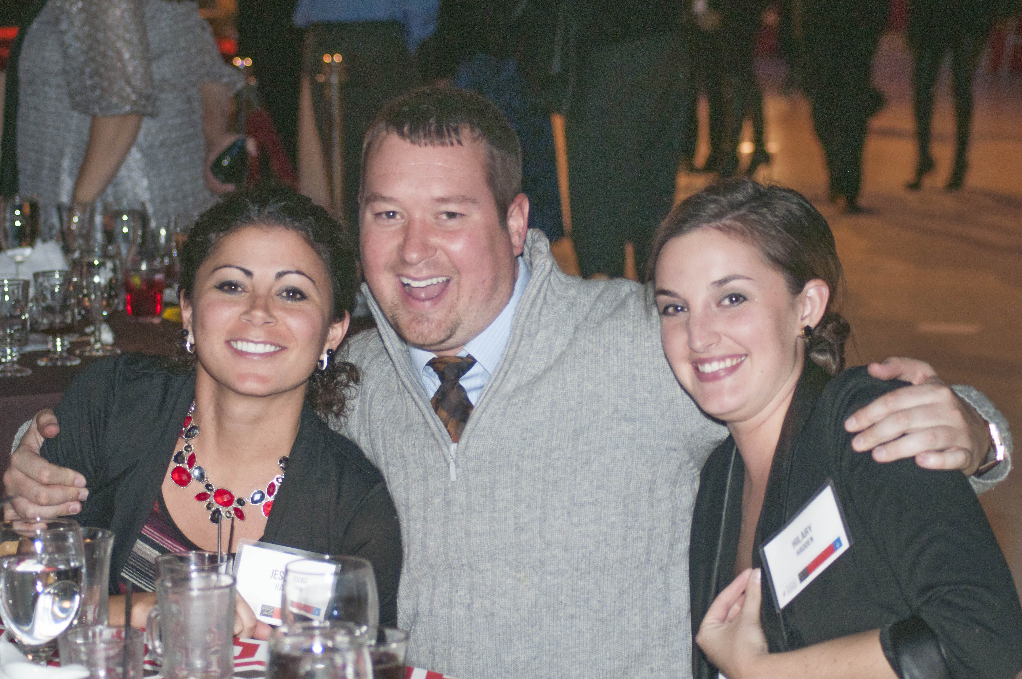 Jessica and Curtis Hahn, Hillary Haden