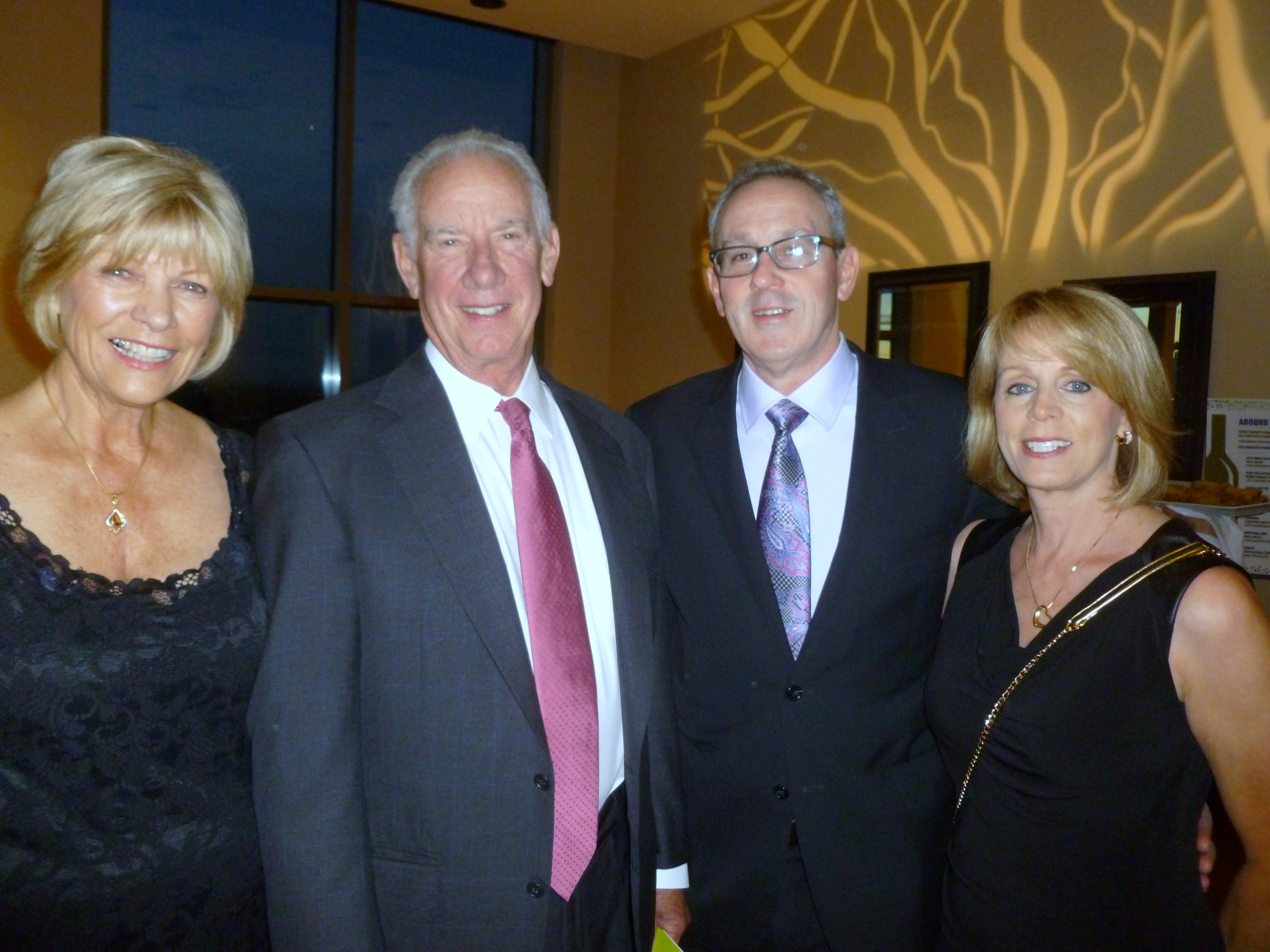 Event co-chairs (l to r): Sharon and Steve Binder, with Peter and Sandy ...