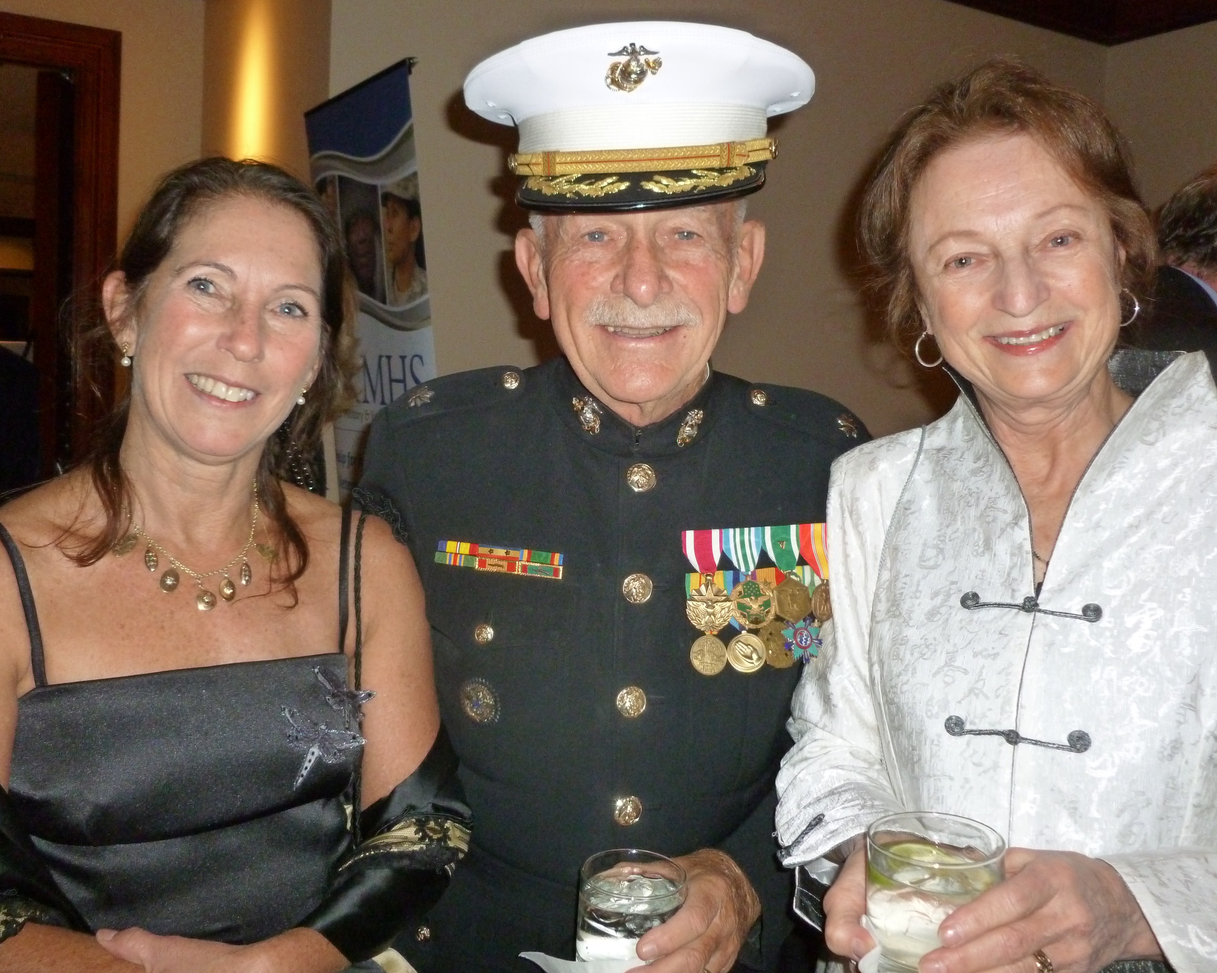 Dr Erin Wilkinson (left) with Loyalty Beyond Service Award honoree Lt ...