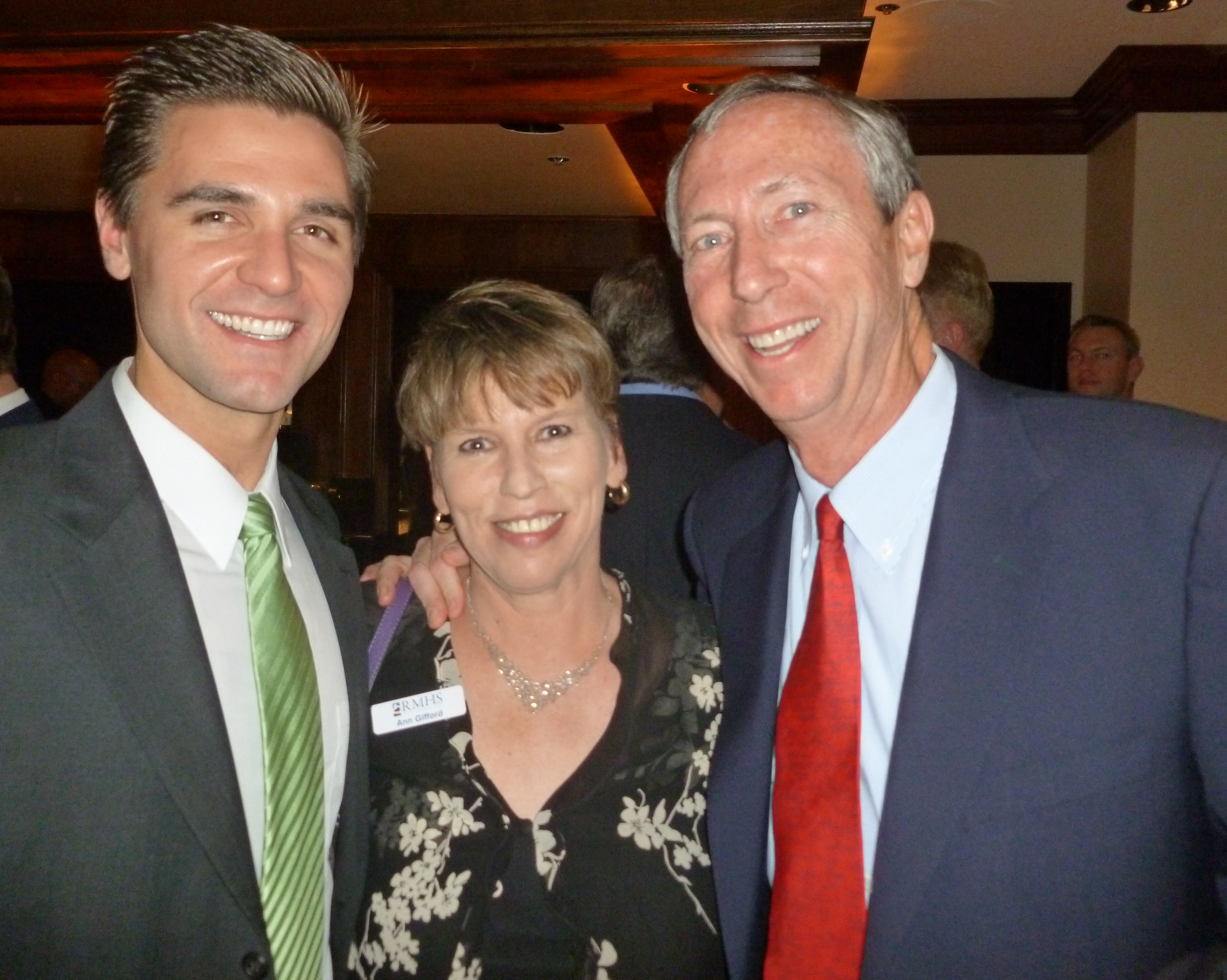 (l to r): Scott Casper, Ann Gifford and Jack Robinson