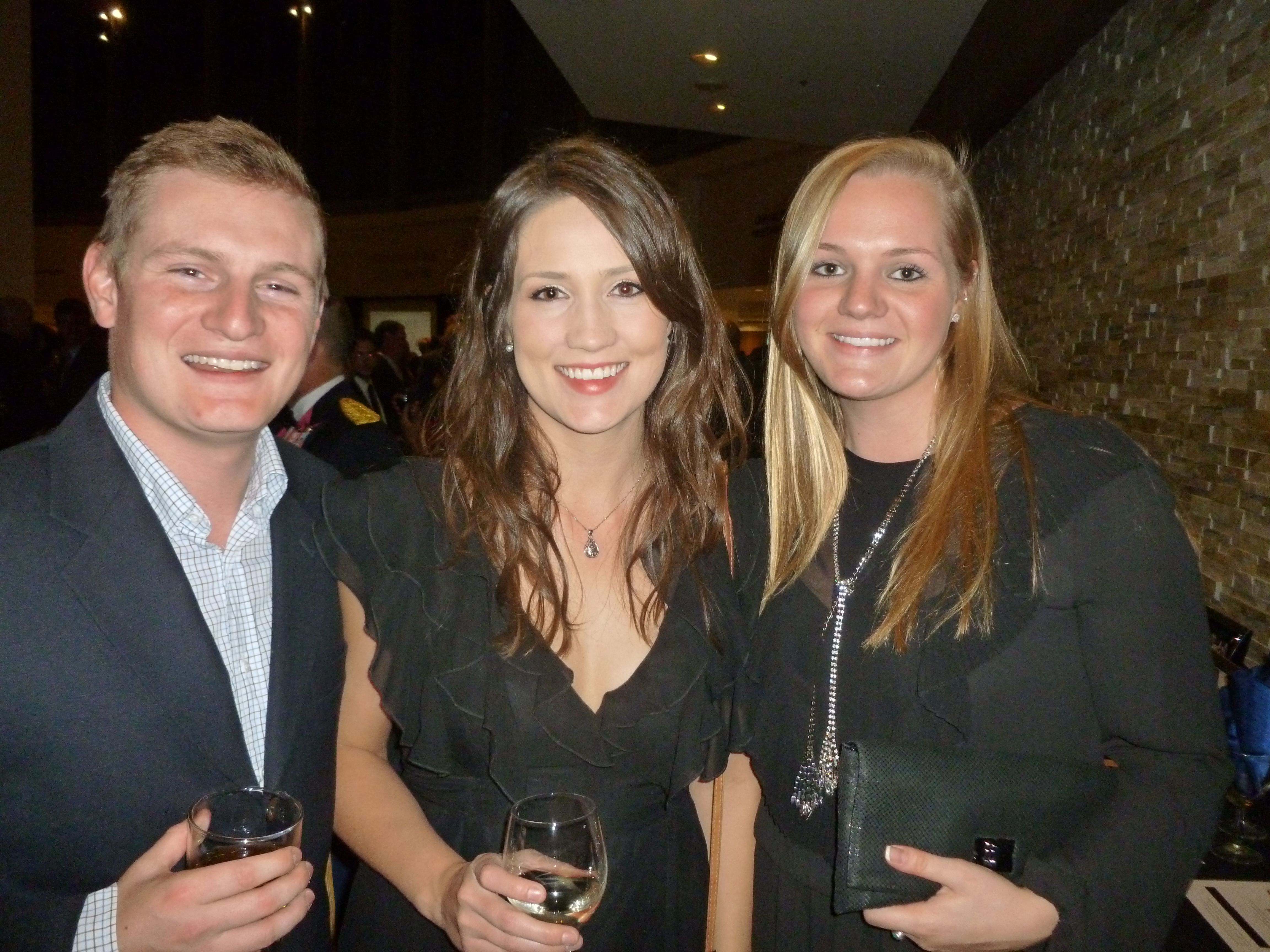 (l to r): Jon Stroker, Alexa Stockover and Emily Stroker