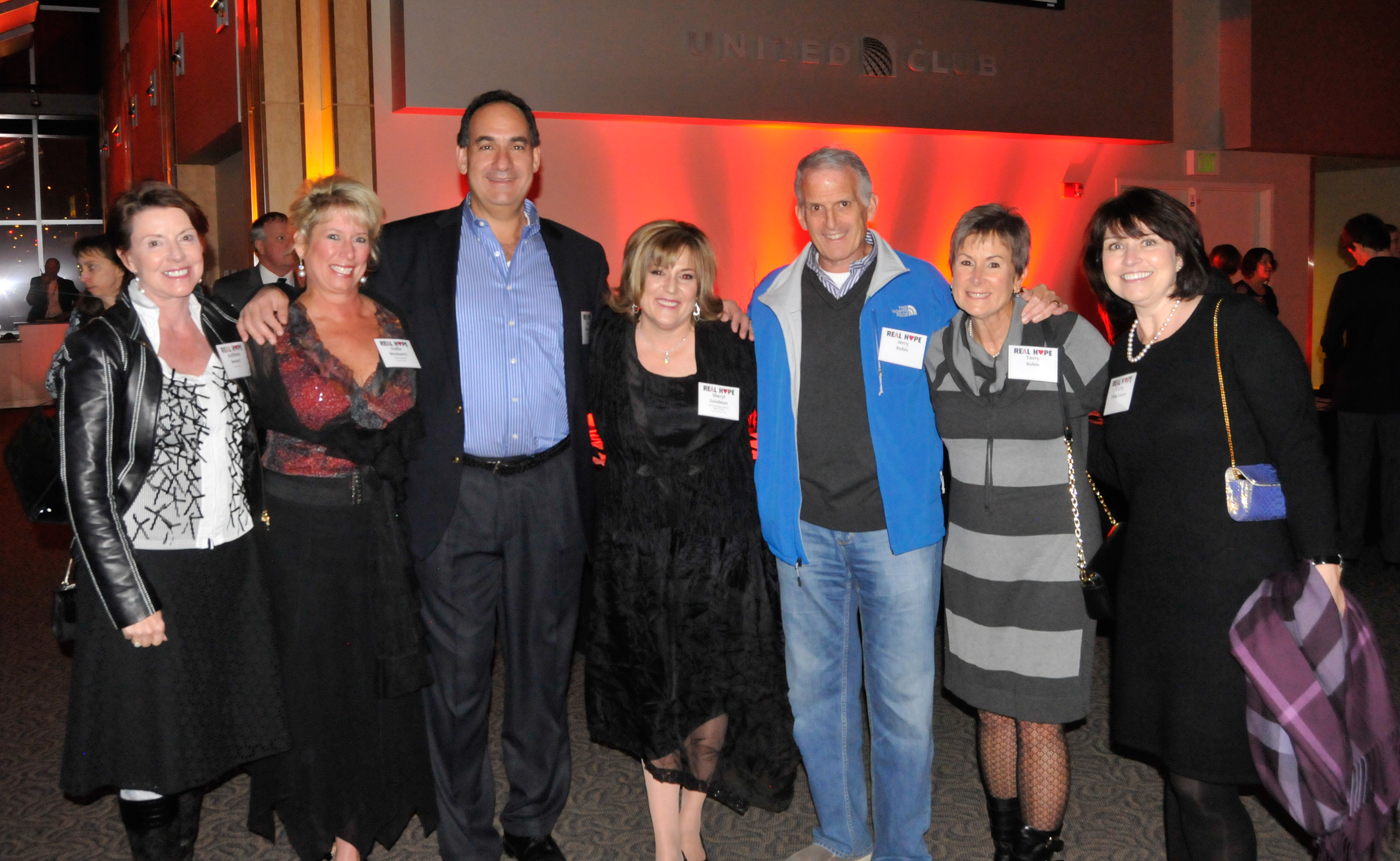 Kathleen Bennett, left, Hallie and David Moskowitz, Sheryl Goodman ...