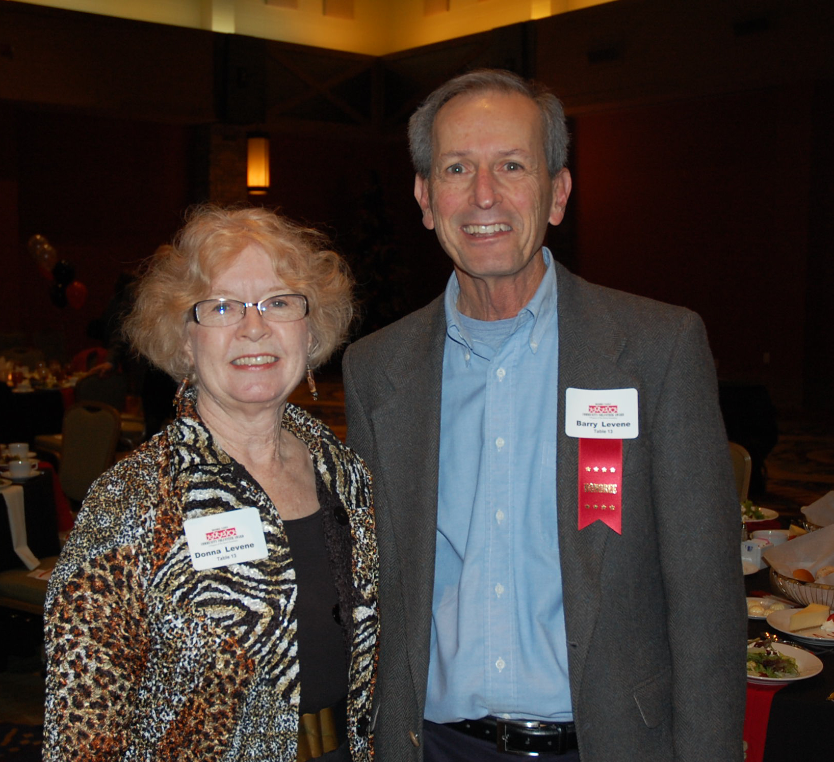 Donna and Barry Levene (honoree)