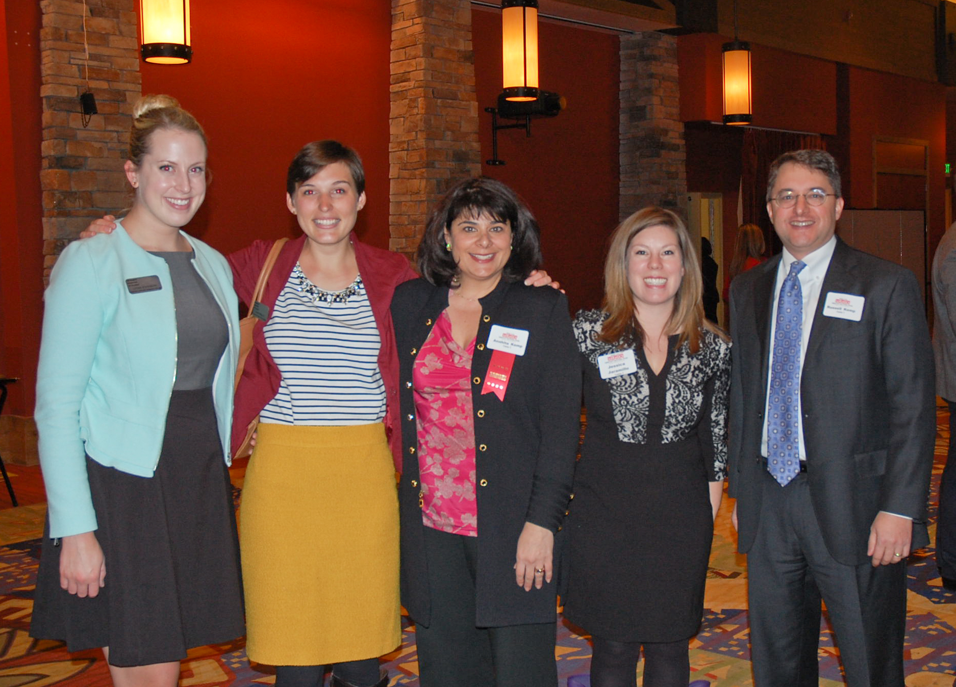 Lydia Johnson, left, Sarah Braun, honoree Anahita Kemp, Jessica ...