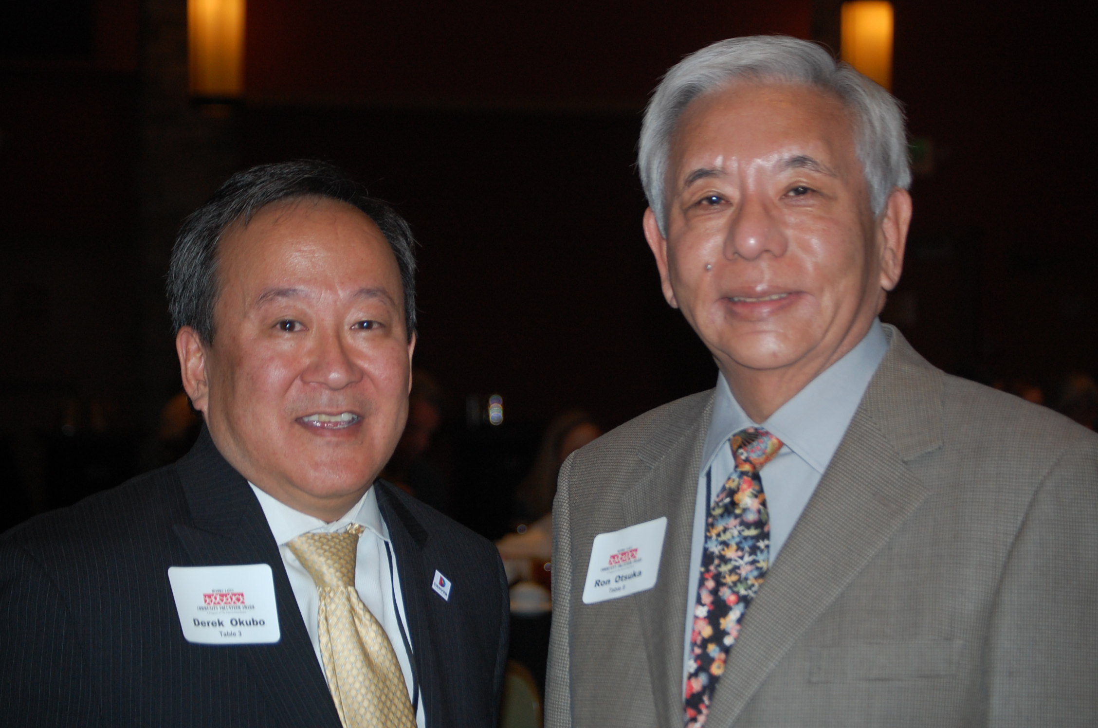 Derek Okubo, left, and ron Otsuka