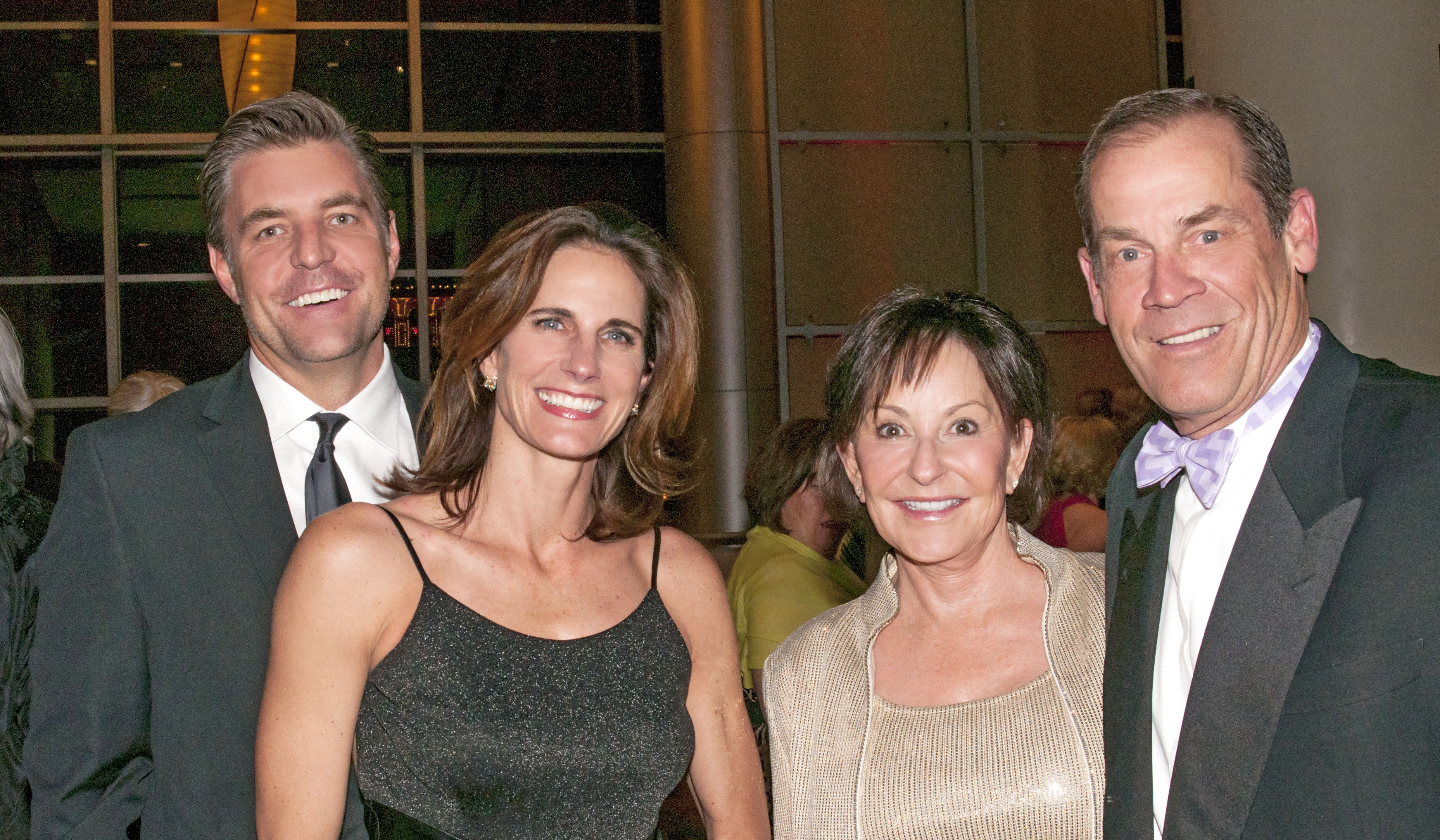 Chris and Holly Osborn, Karen Williams, Dick Monfort