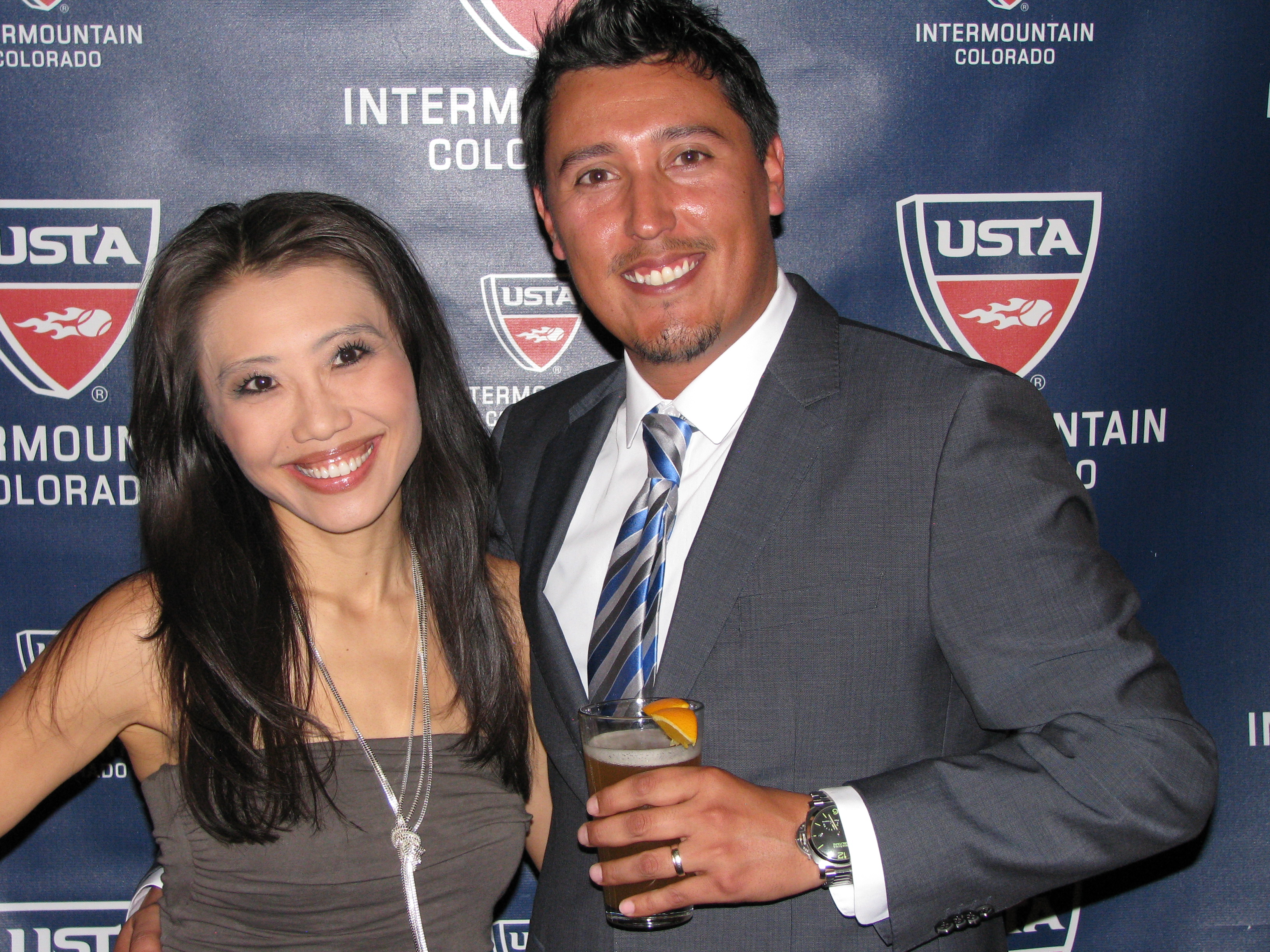 It's a great date night for newlyweds Christine and Damon Gillette