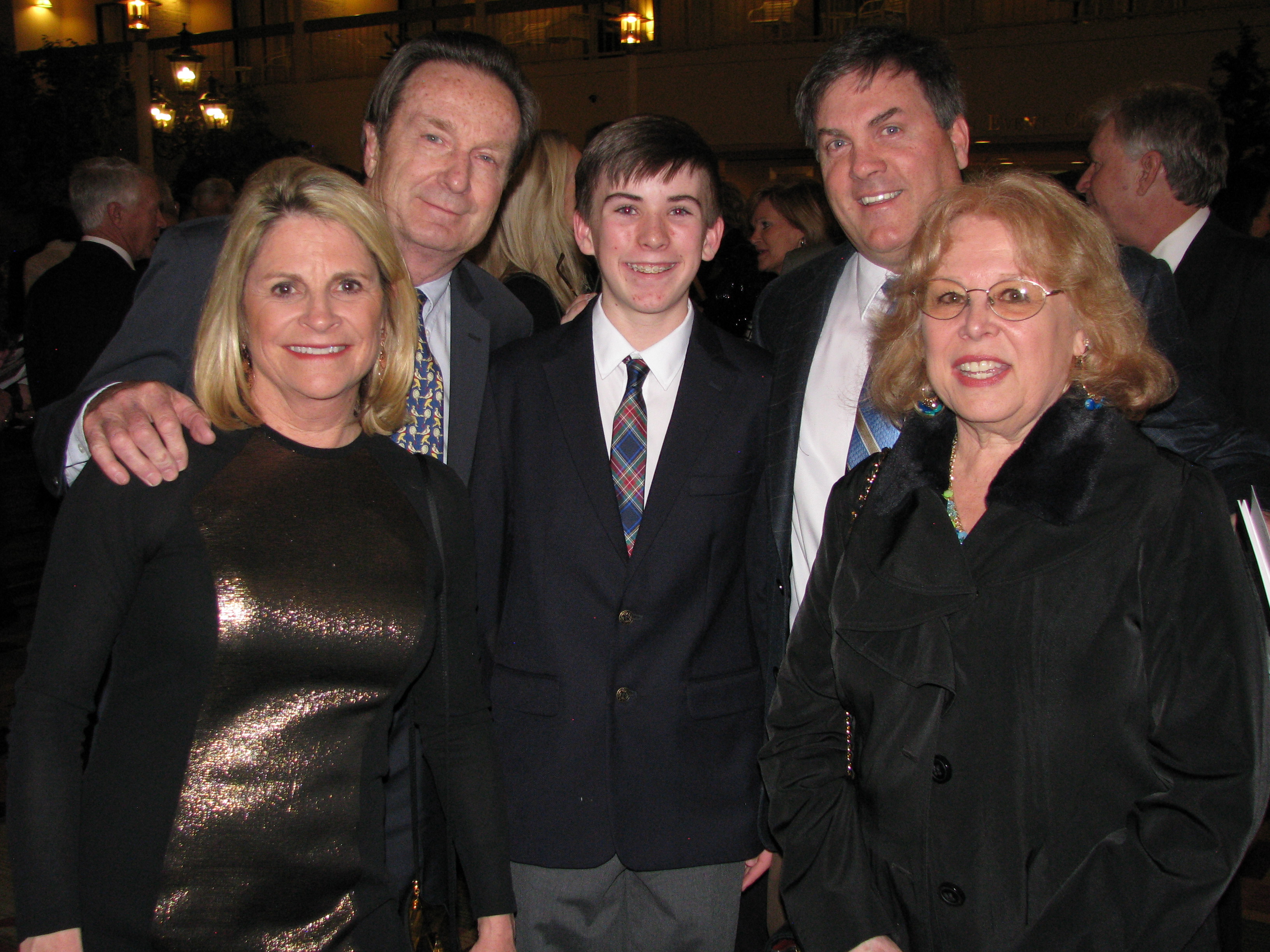 Janice Simpson, left, wtih CD Bodam, Ryan Burbary, Adam Burbary and ...
