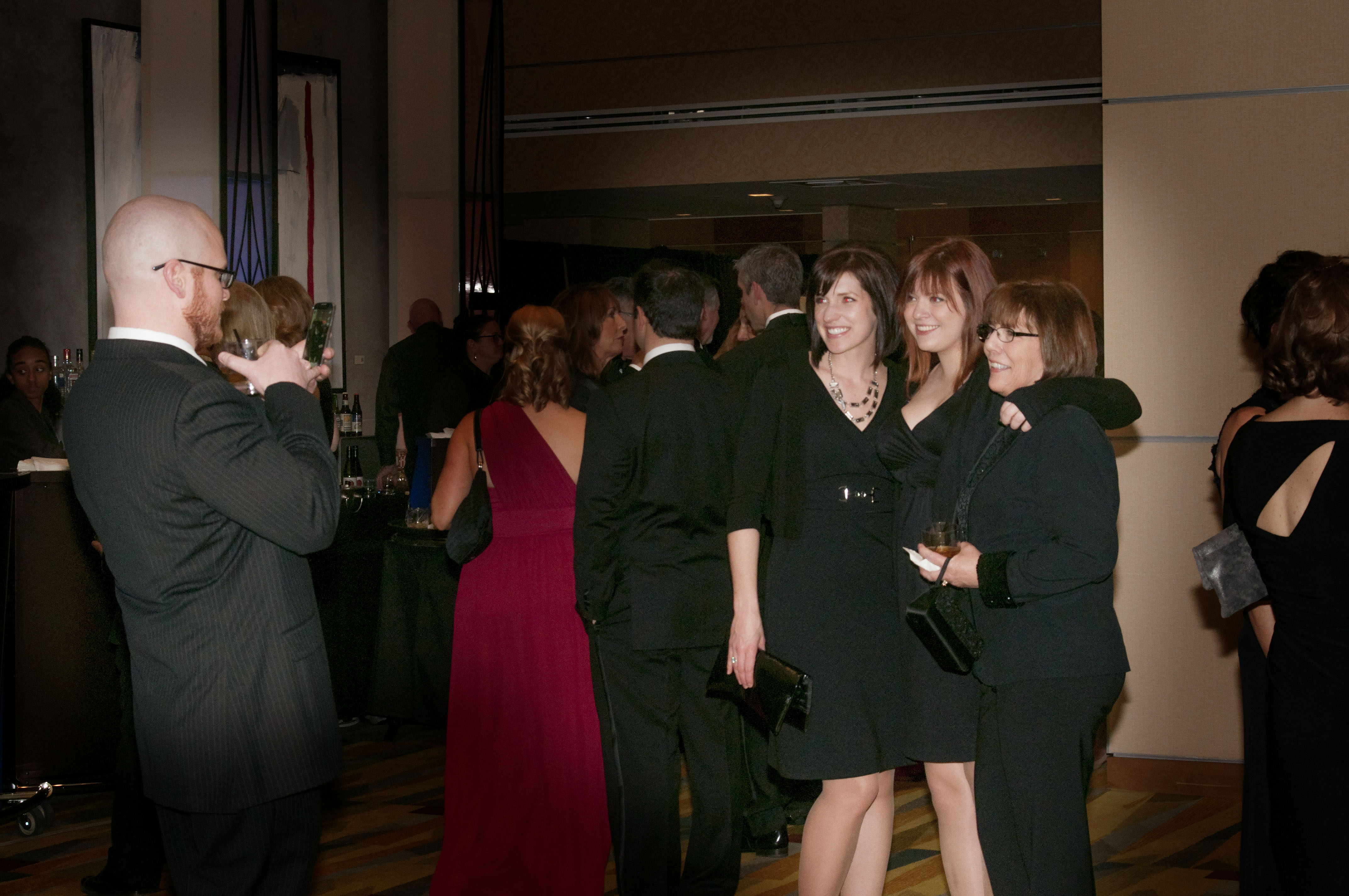 Guests relaxed and enjoyed the reception