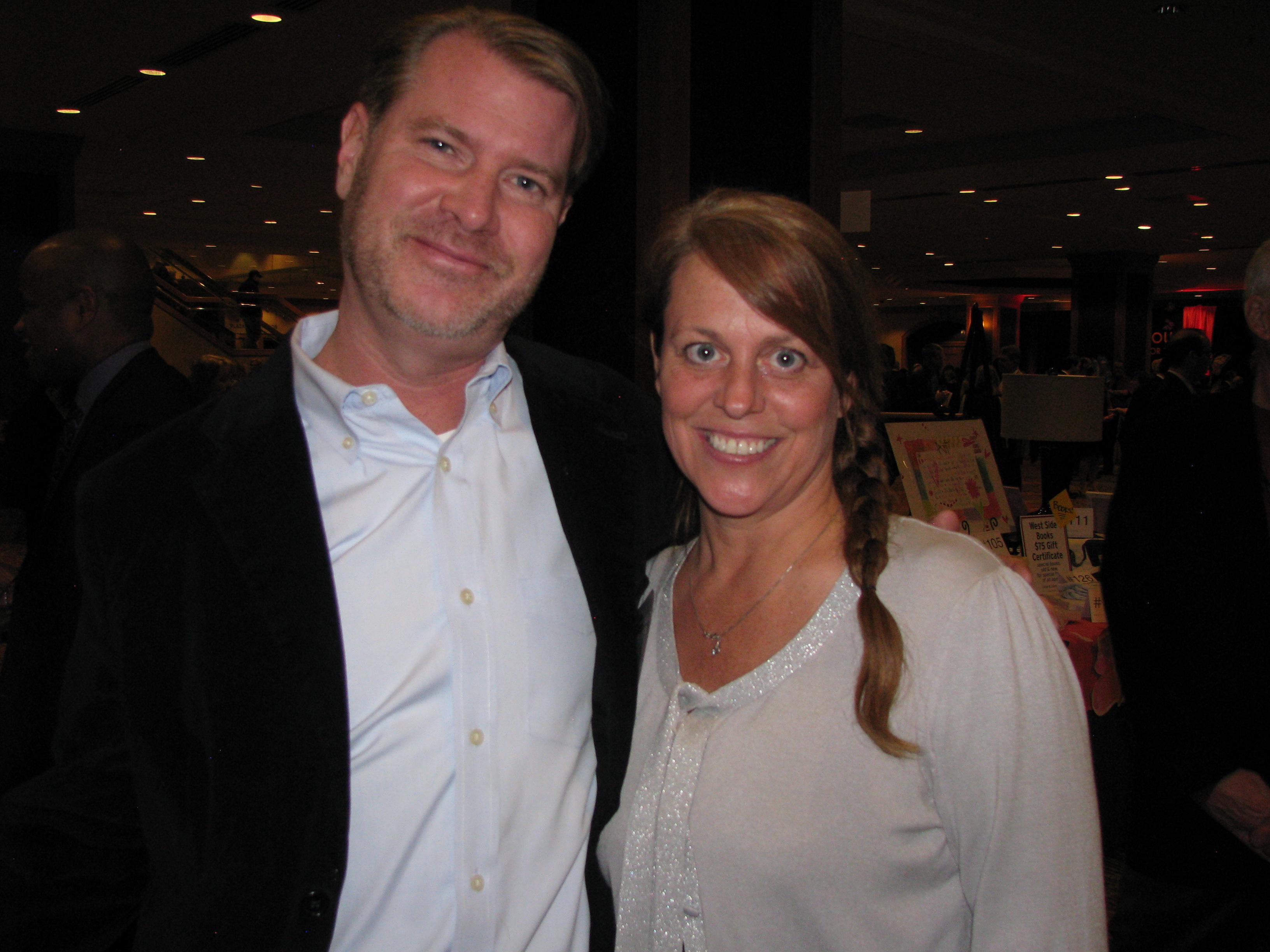 Warm smiles from Peter Menges and Cheryl Font