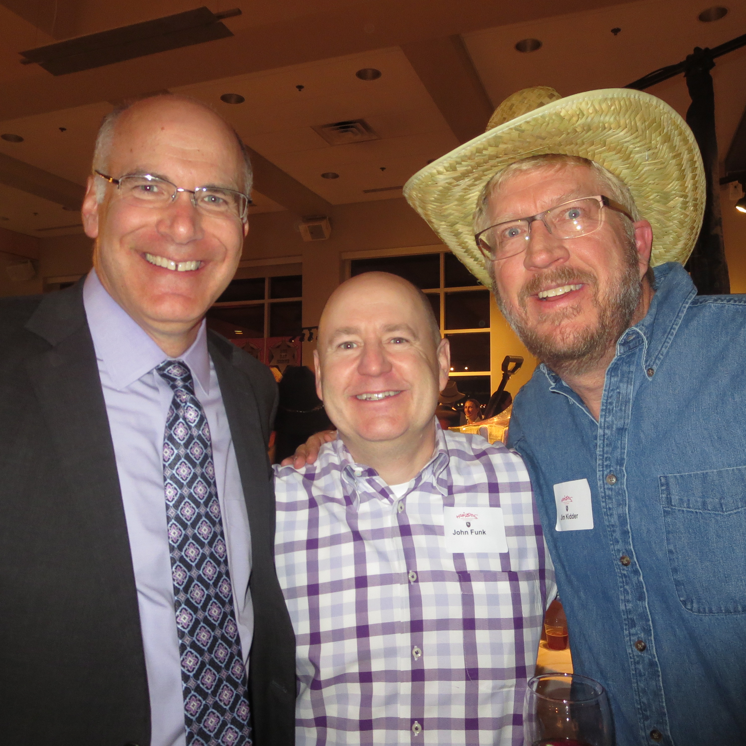 L to R: Miles Edward, John Funk, Jim Kidder