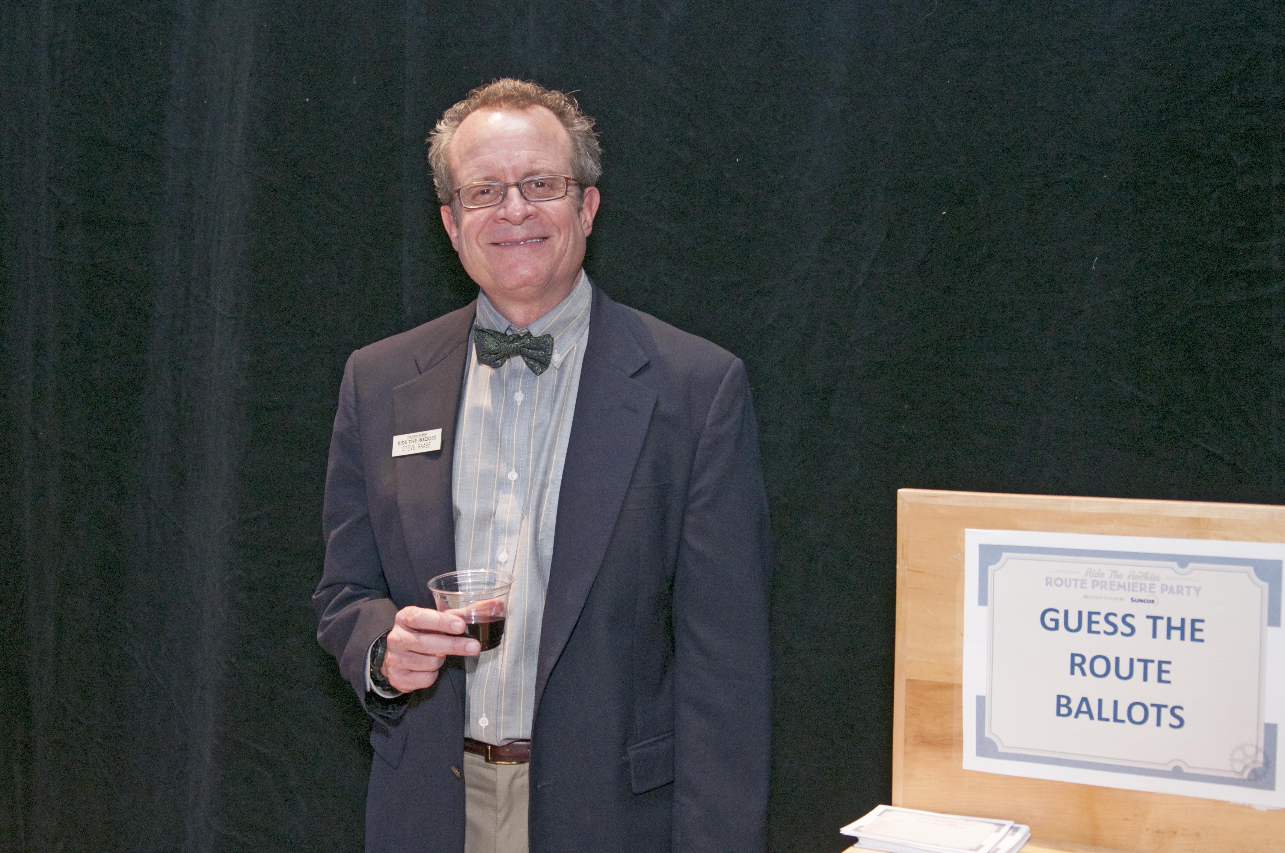 Steve Raabe of The Denver Post takes guesses for the secret route