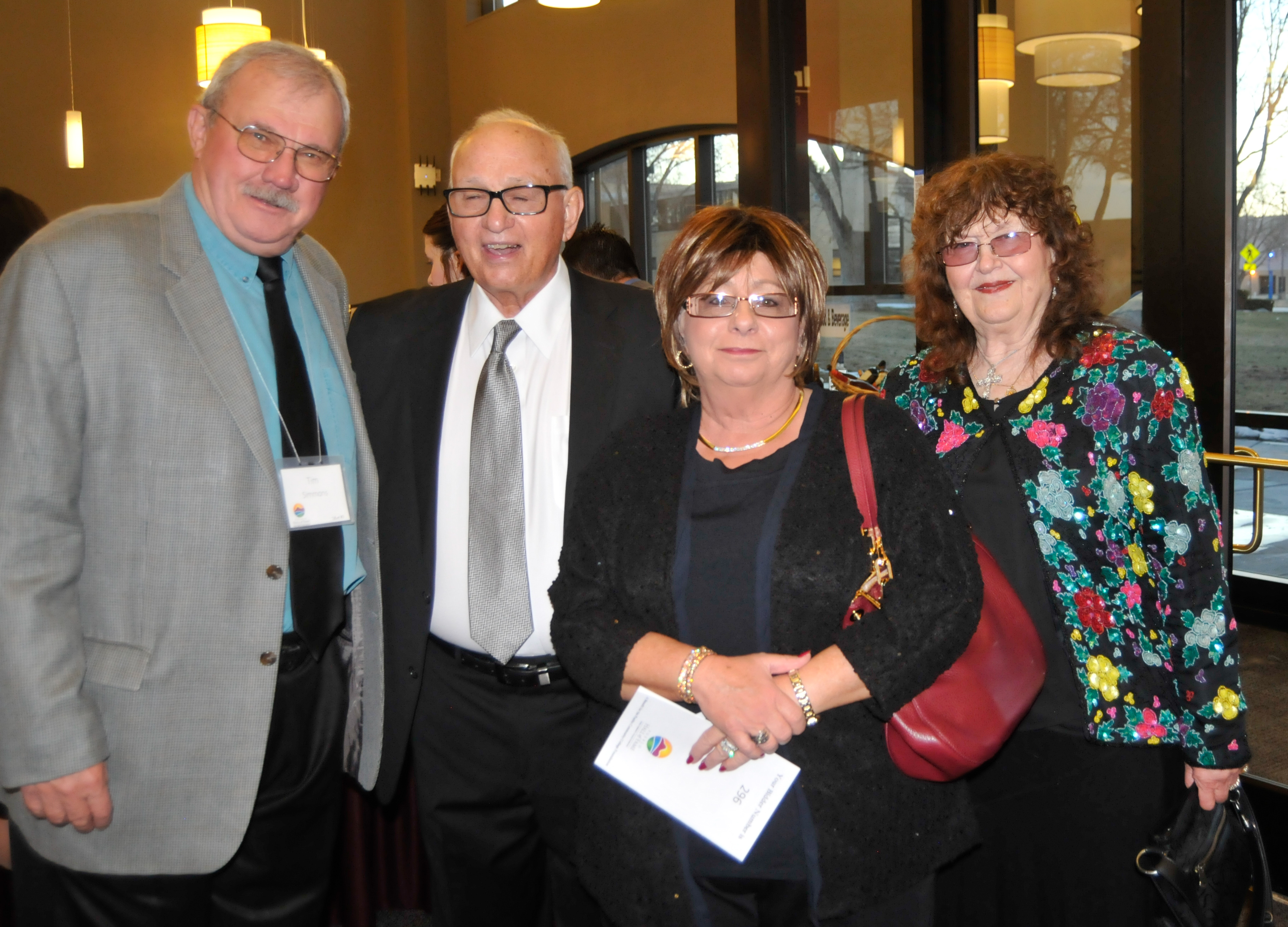 Tim Simmons, Sam Pagano, Patti Lubich and Diane Pagano