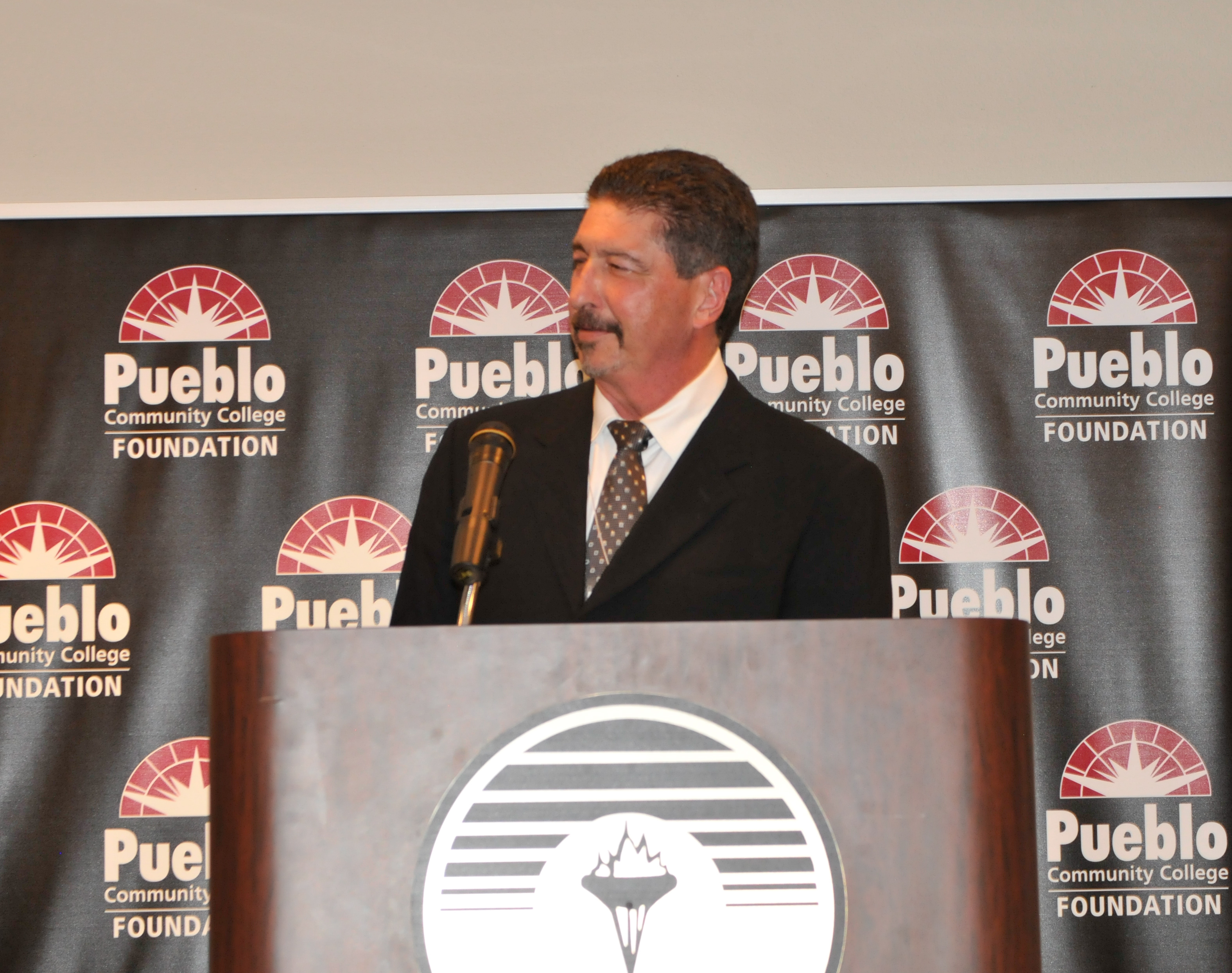 Mike DeRose proudly introduces his parents