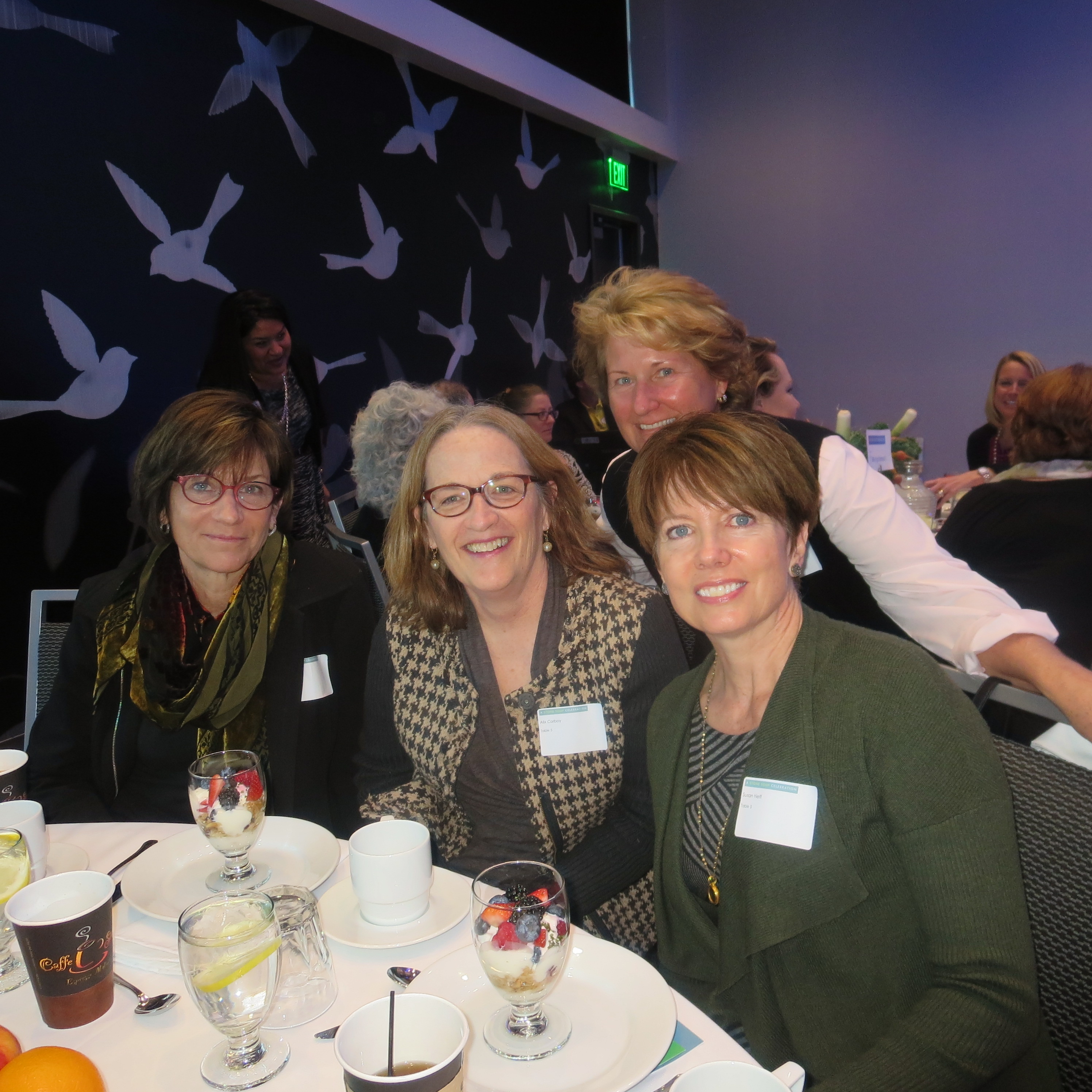 L to R: Lisa Tyler, Alix Corboy, Susan Neff, Ann Ellis