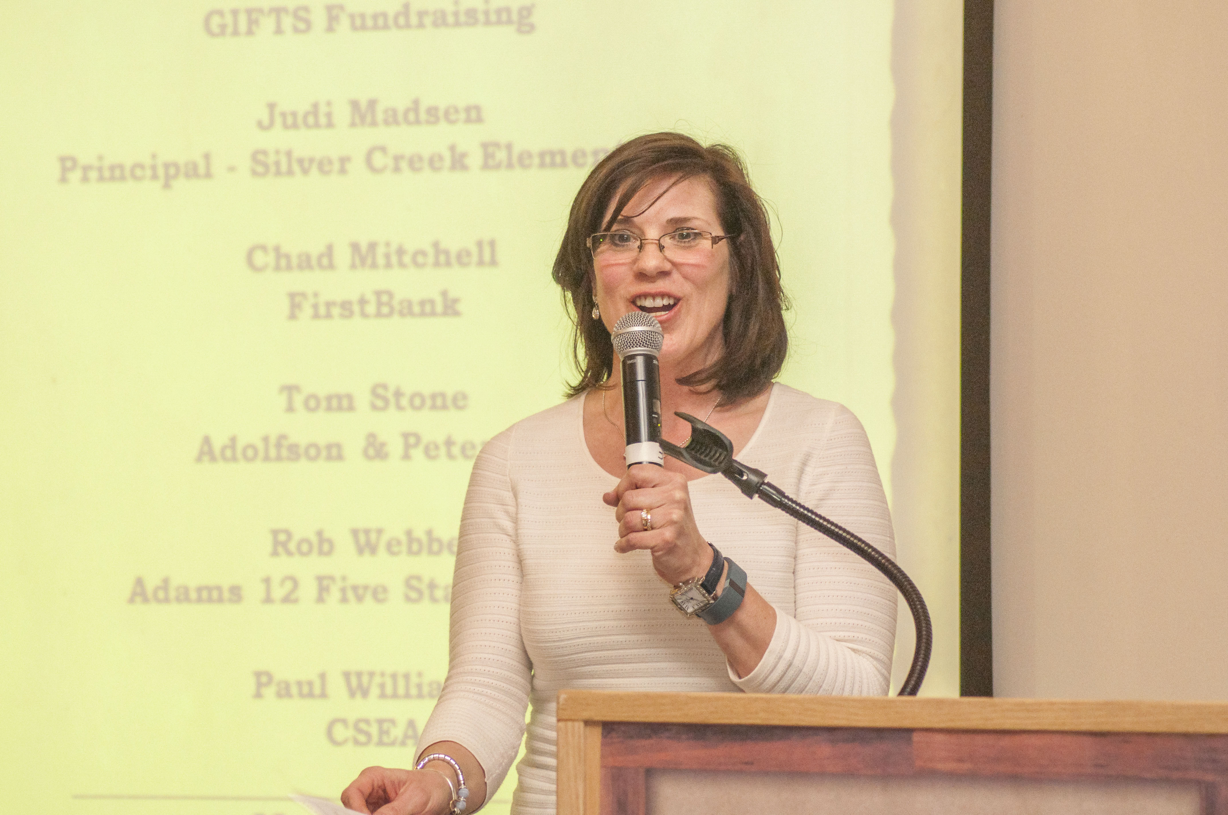 Director Mary Litwiler thanked guests and sponsors