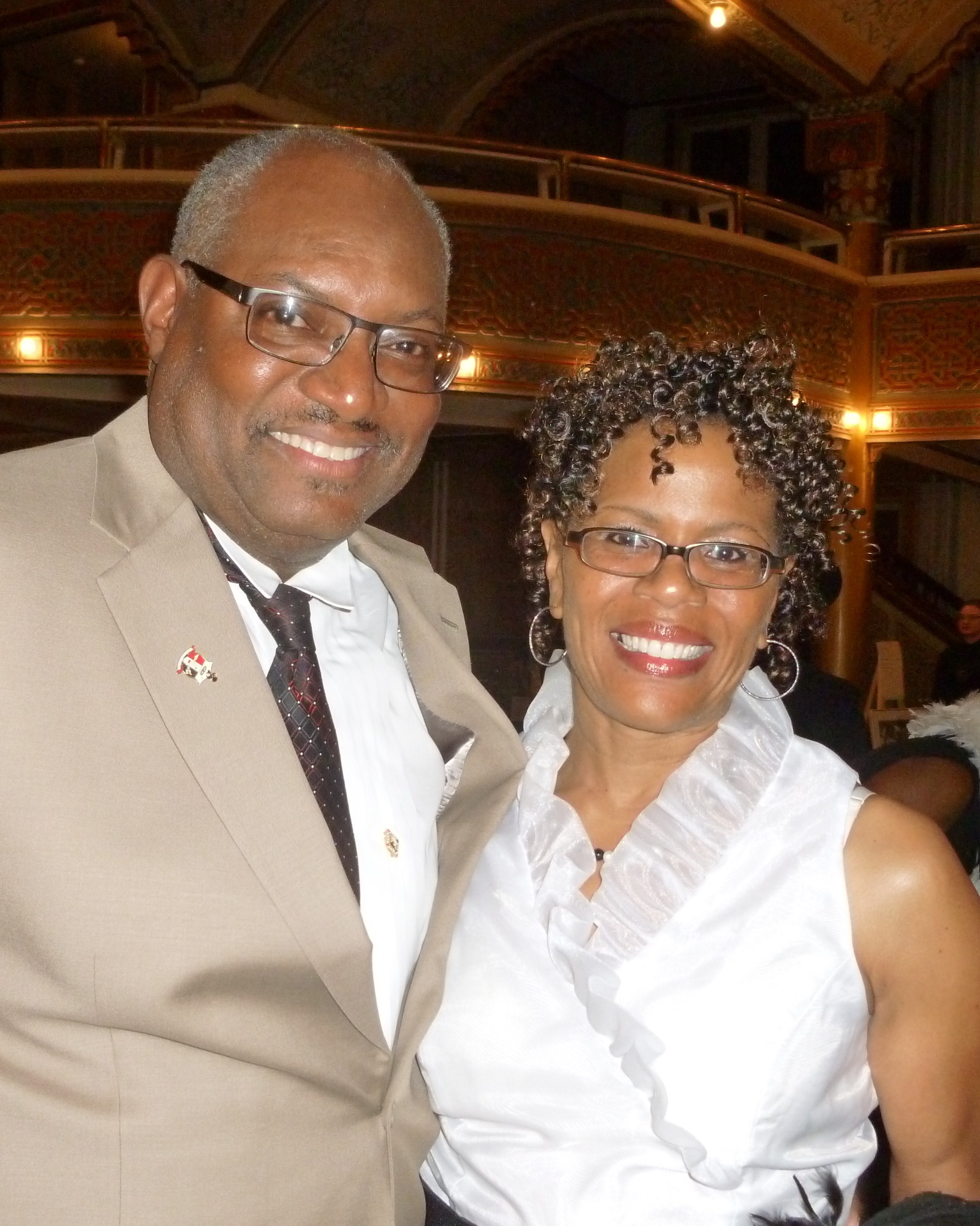 Dr. Donald Rice and Cheryl Pegues