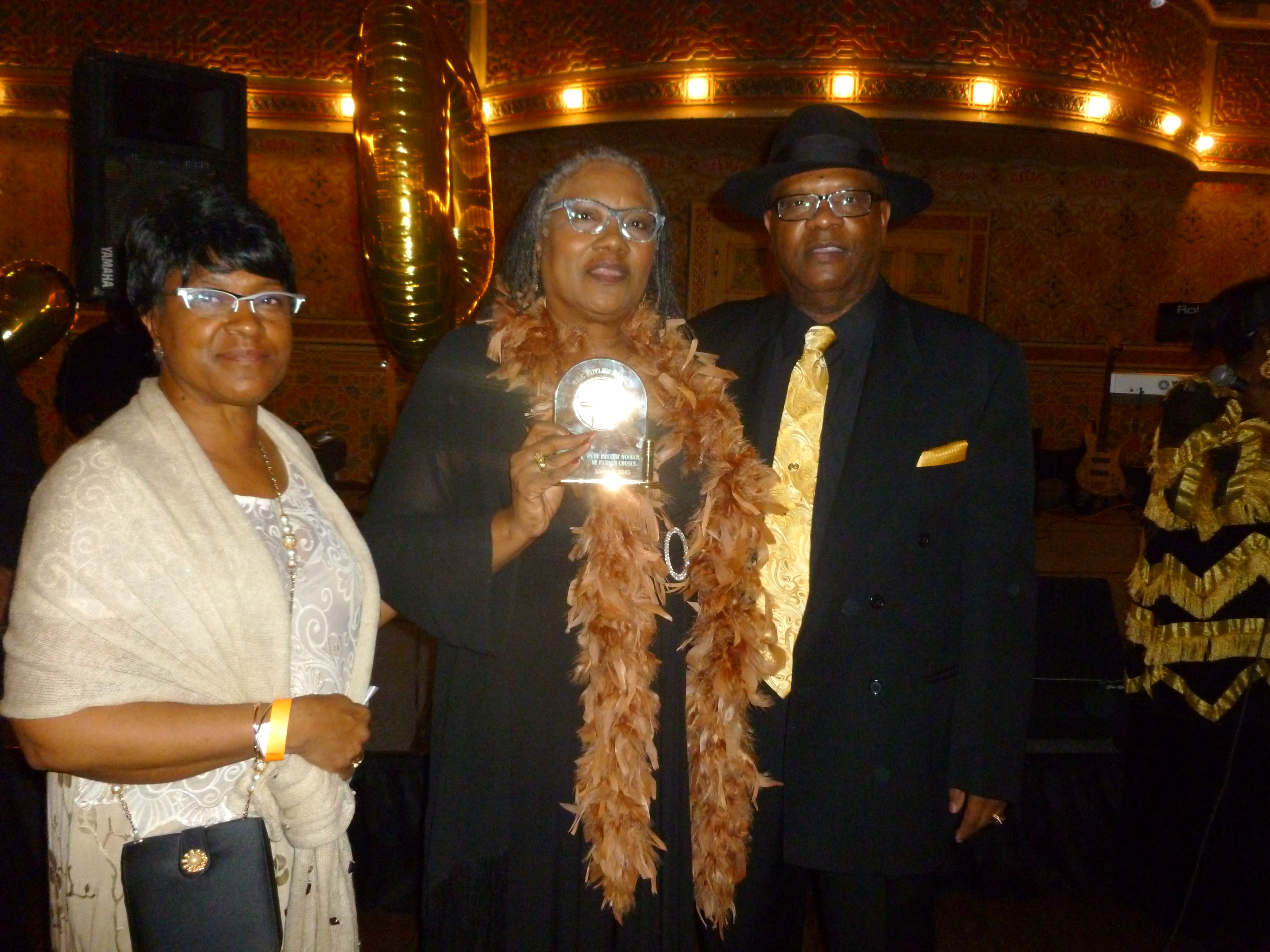 The Butler family, one of the evening's award recipients