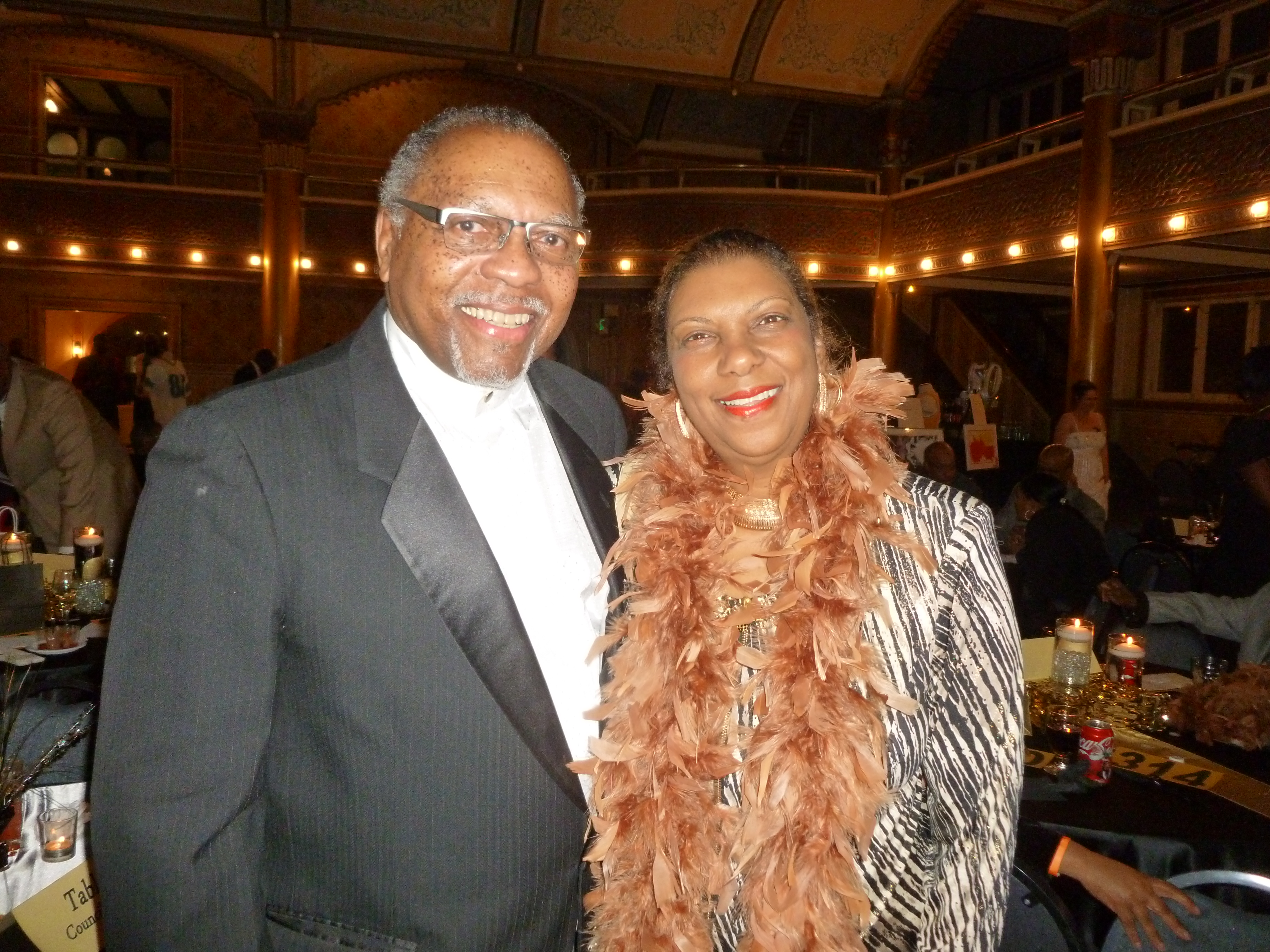 Board chairperson CT and Rosalyn Smith