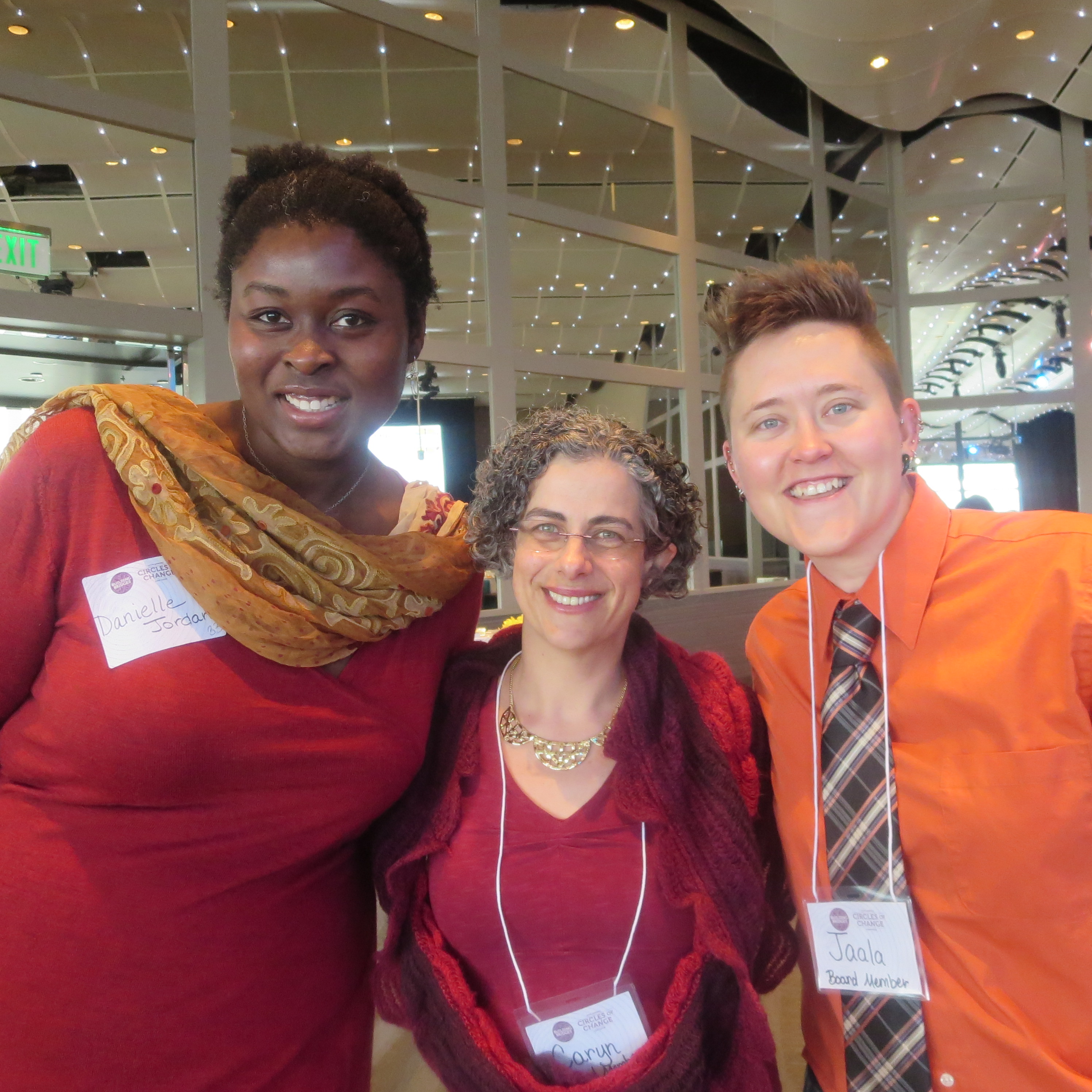 L to R:Danielle Jordon, Caryn Aviv, Jaala Hemingway