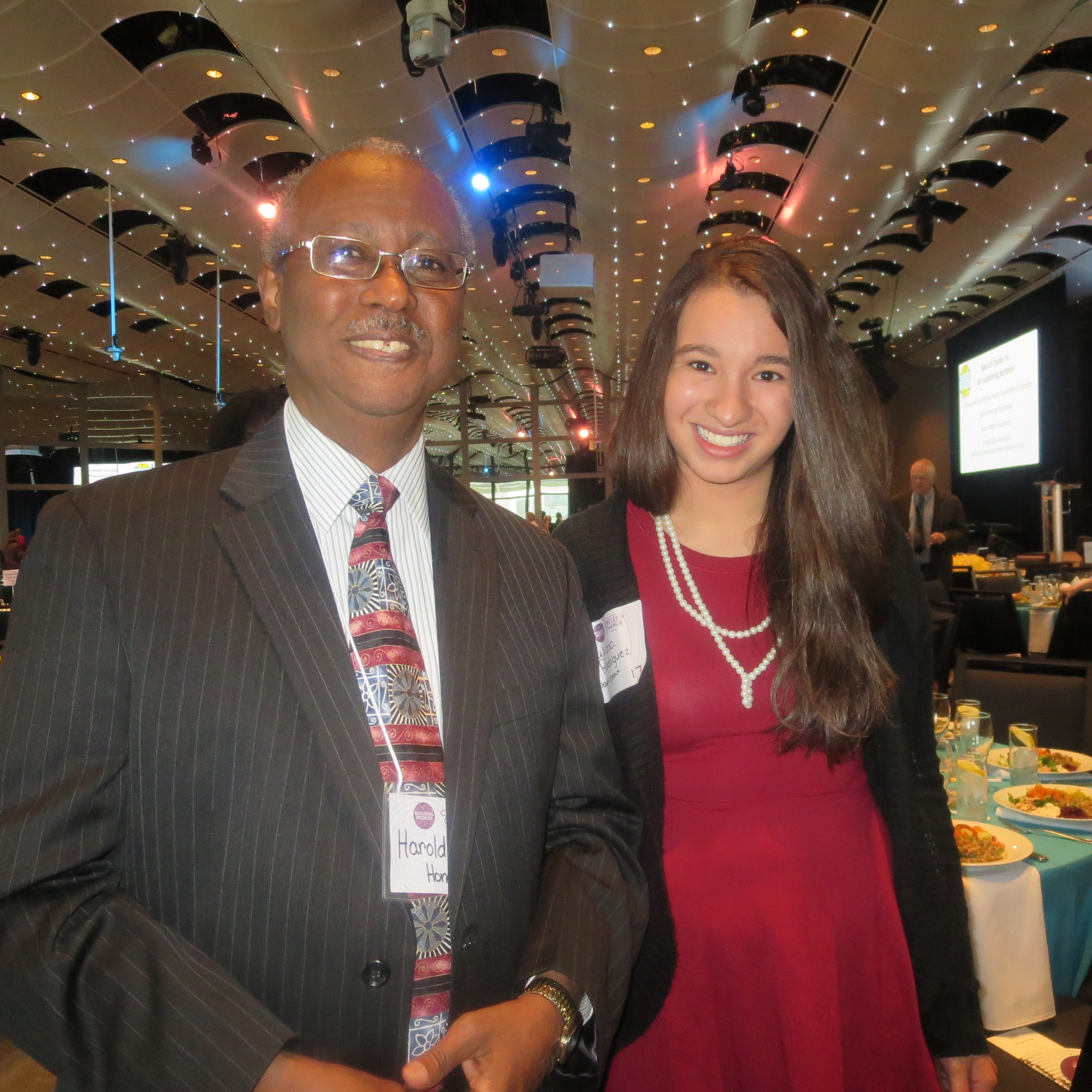 Honoree Harold Fields, Juliana Rodriguez