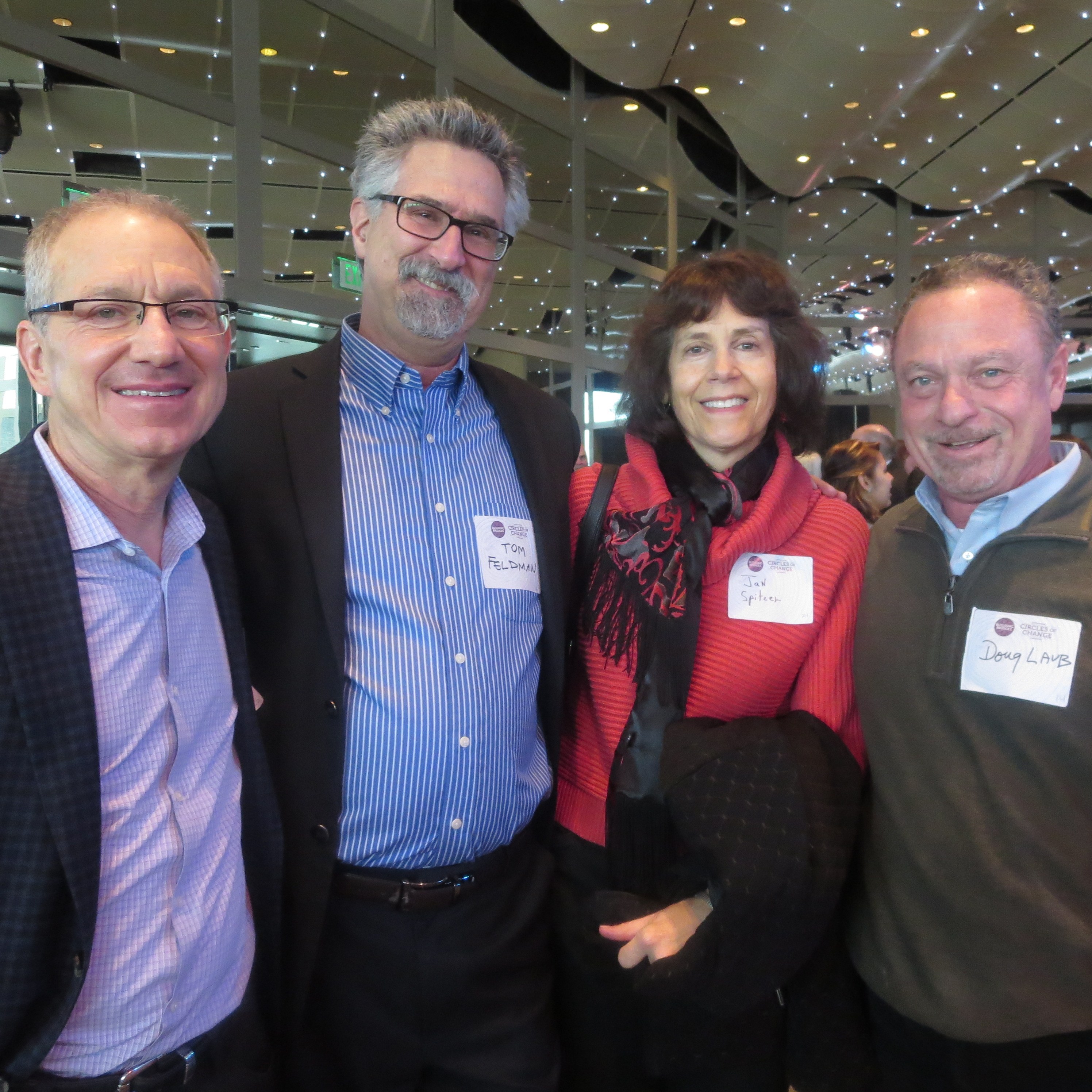 L to R: Dan Recht, Tom Feldman, Jan Spitzer, Doug Laub