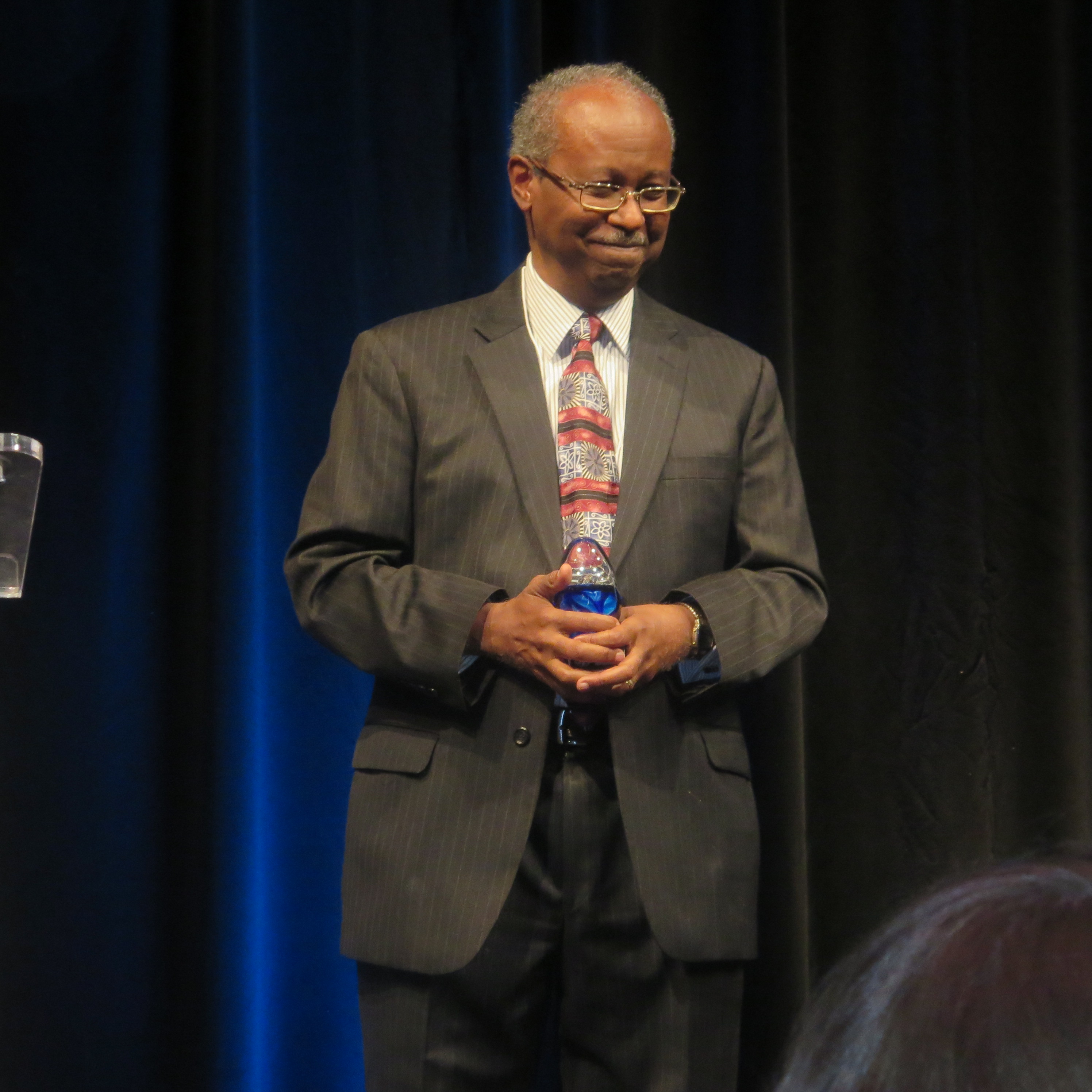 Harold Fields with his 2015 Honoree Award