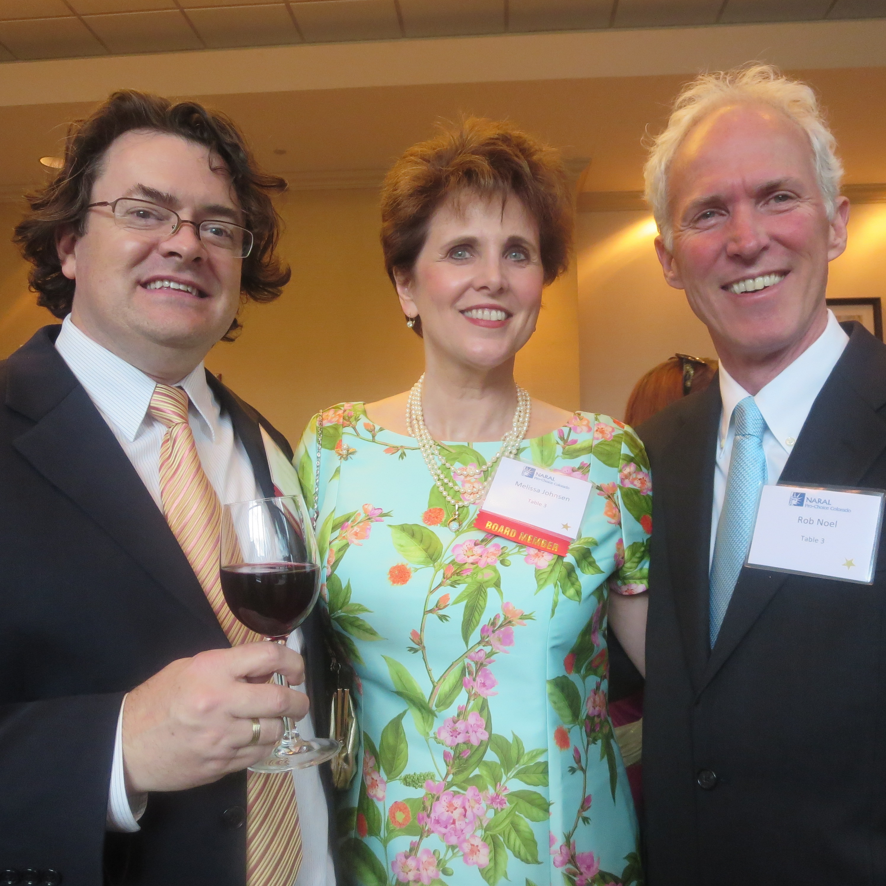 L to R: Michael McNeal, Melissa Johnsen, Rob Noel