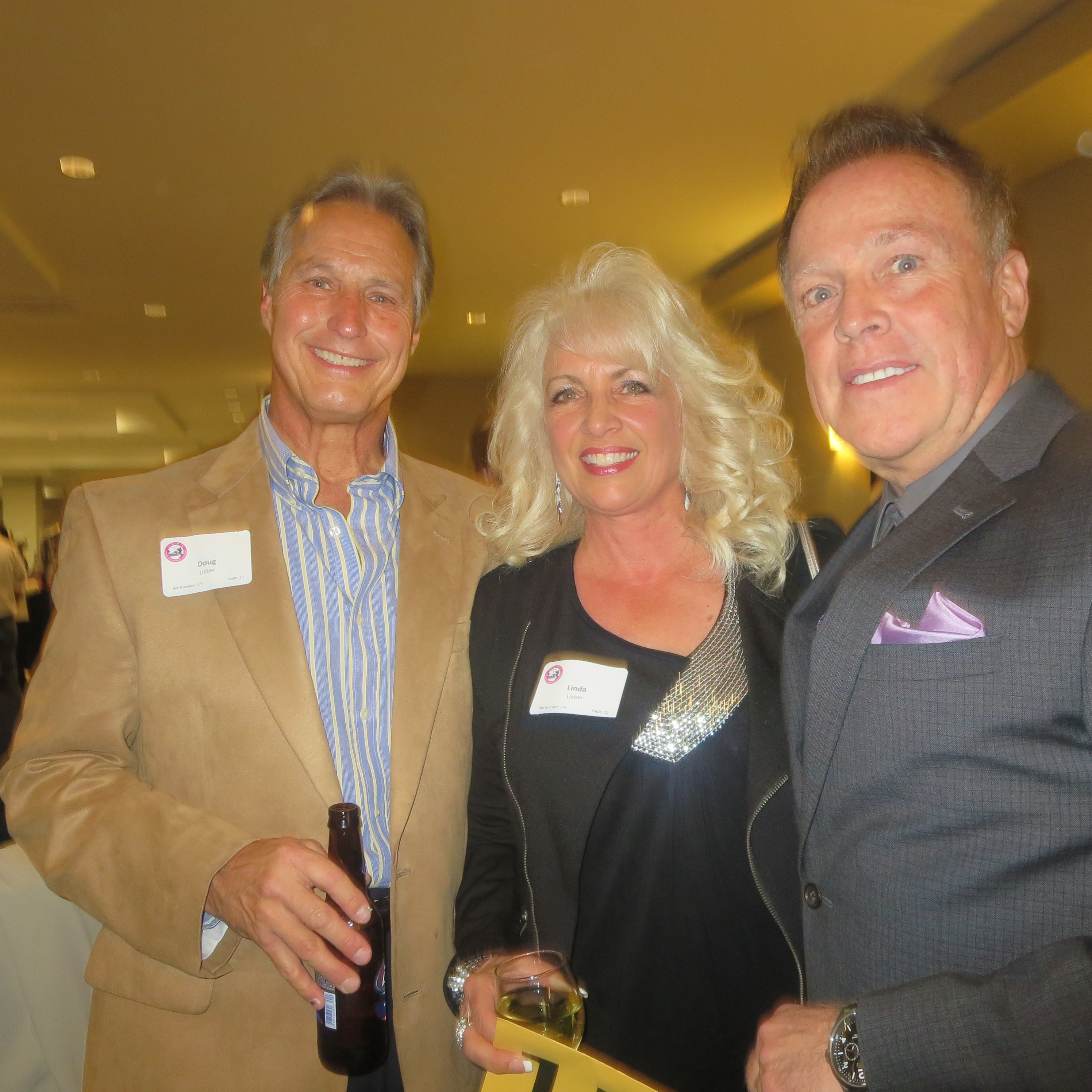 L to R: Doug & Linda Lieber, Fred Gohl