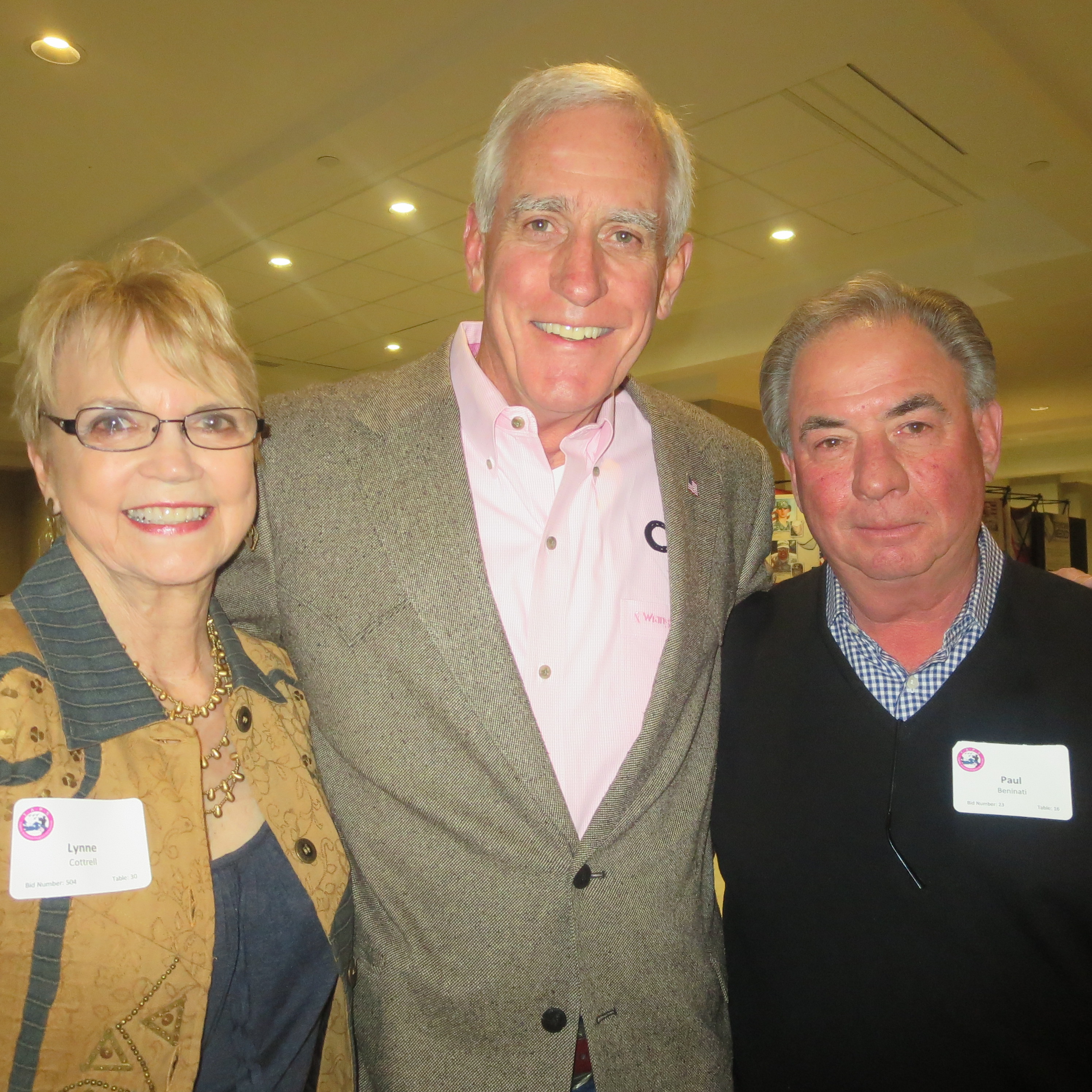 Lynne Cottrell, Pete Coors, Paul Beninati