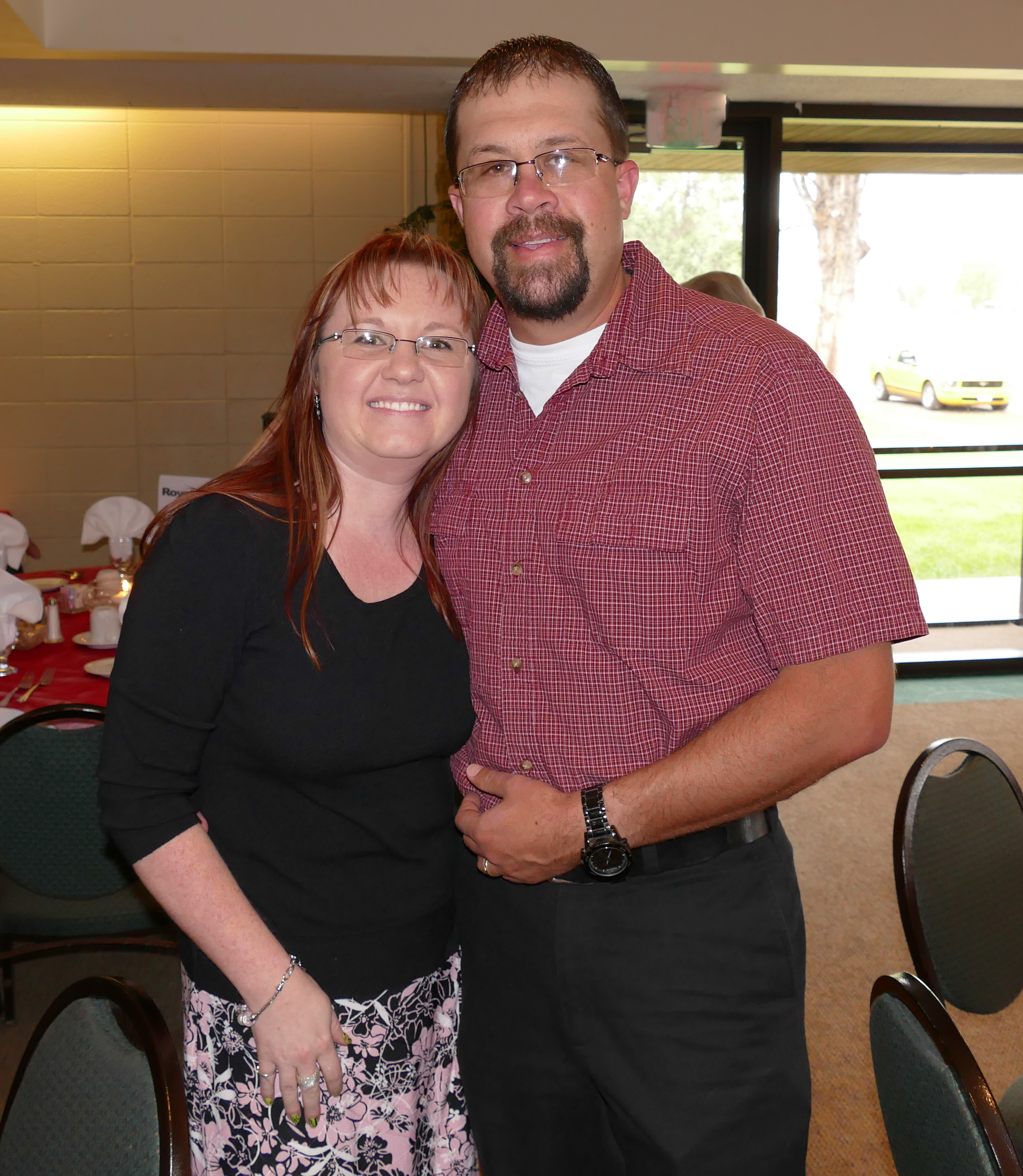 Heidi and Adam Clanton of sponsor Sunwest Credit Union