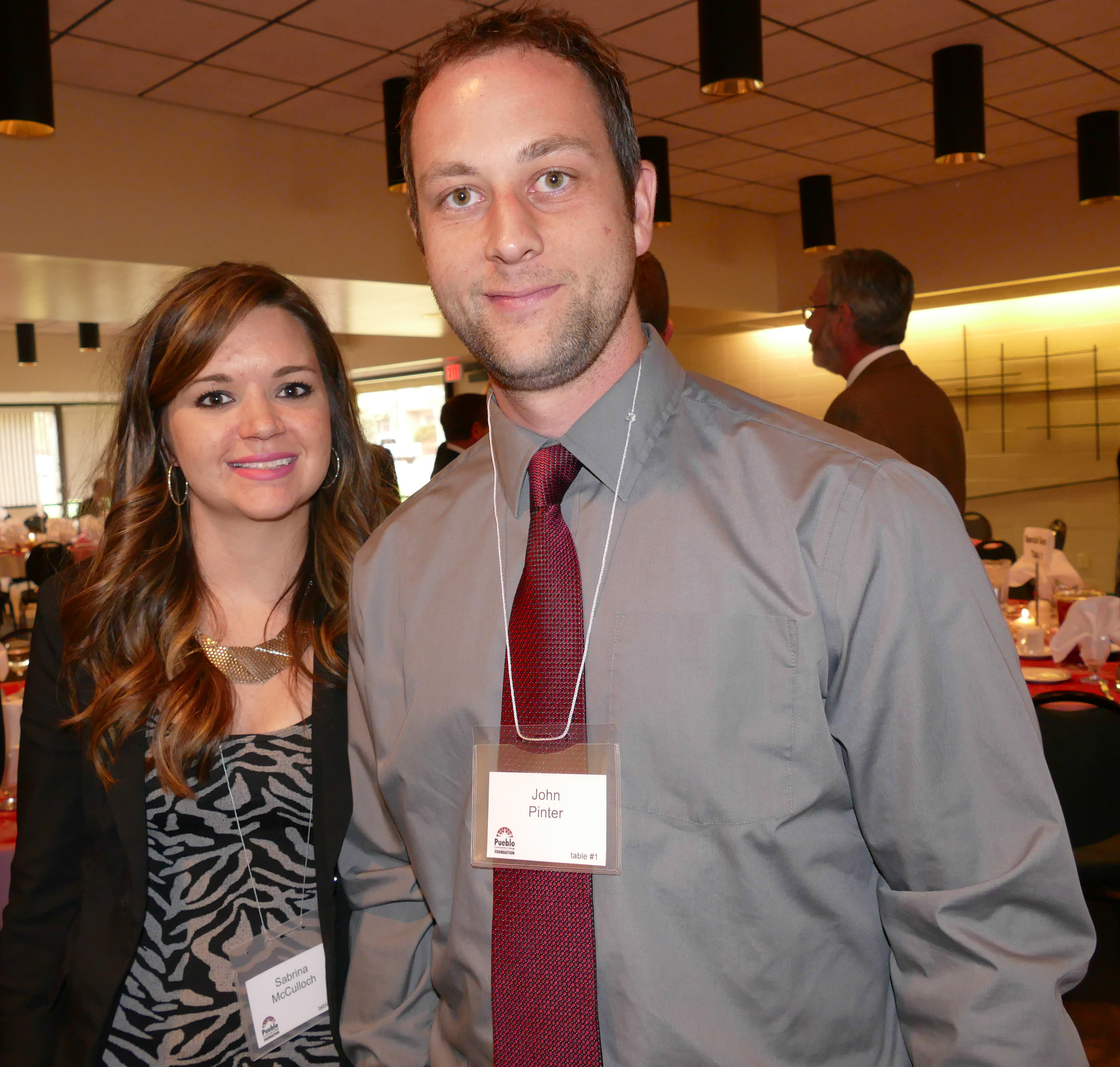 Sabrina McCullough and John Pinter