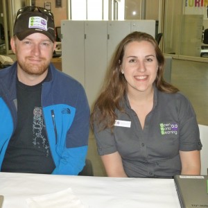 Incoming board president Brett Wilhelm (center) with Victor Chea and ...