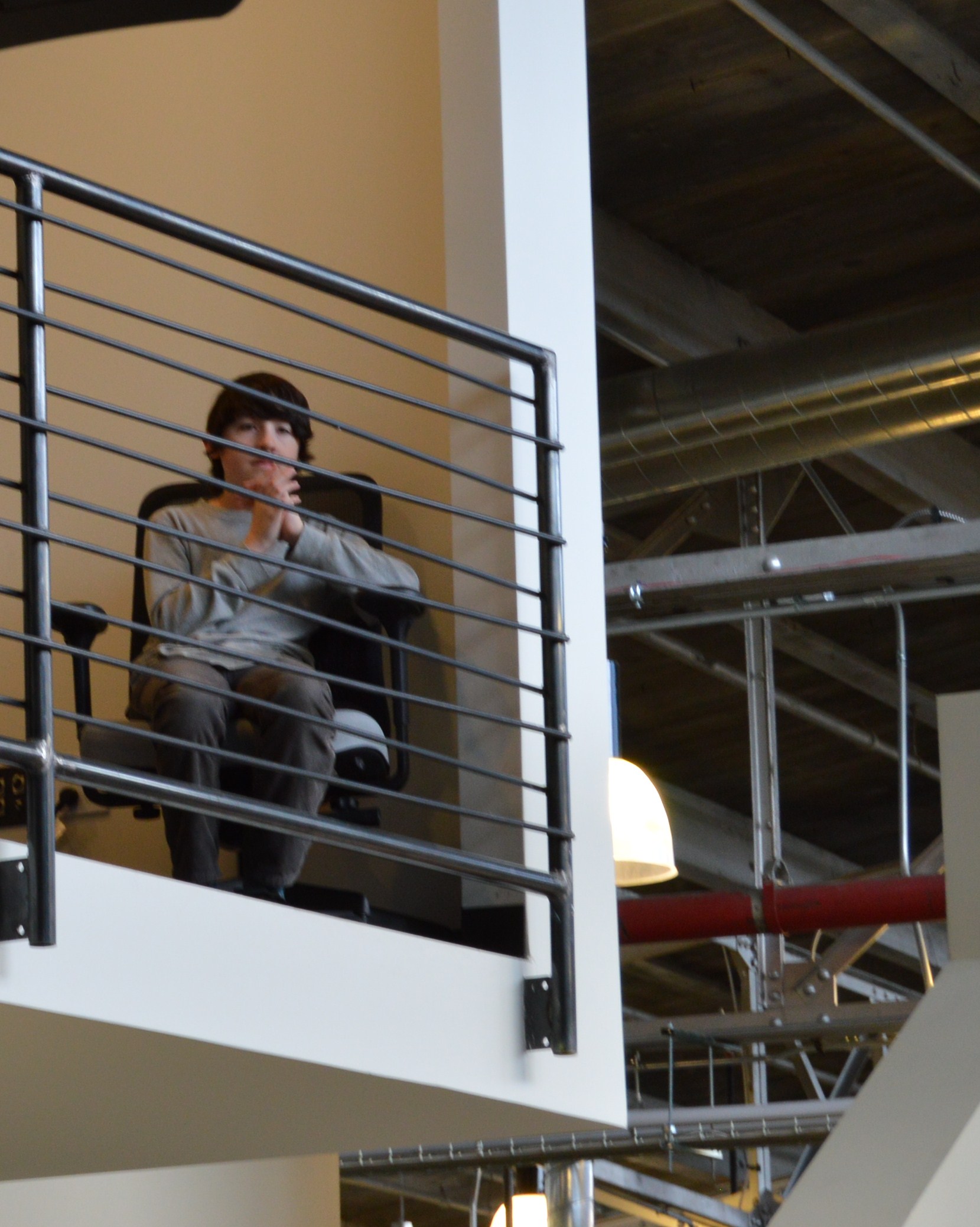 The balcony is open.