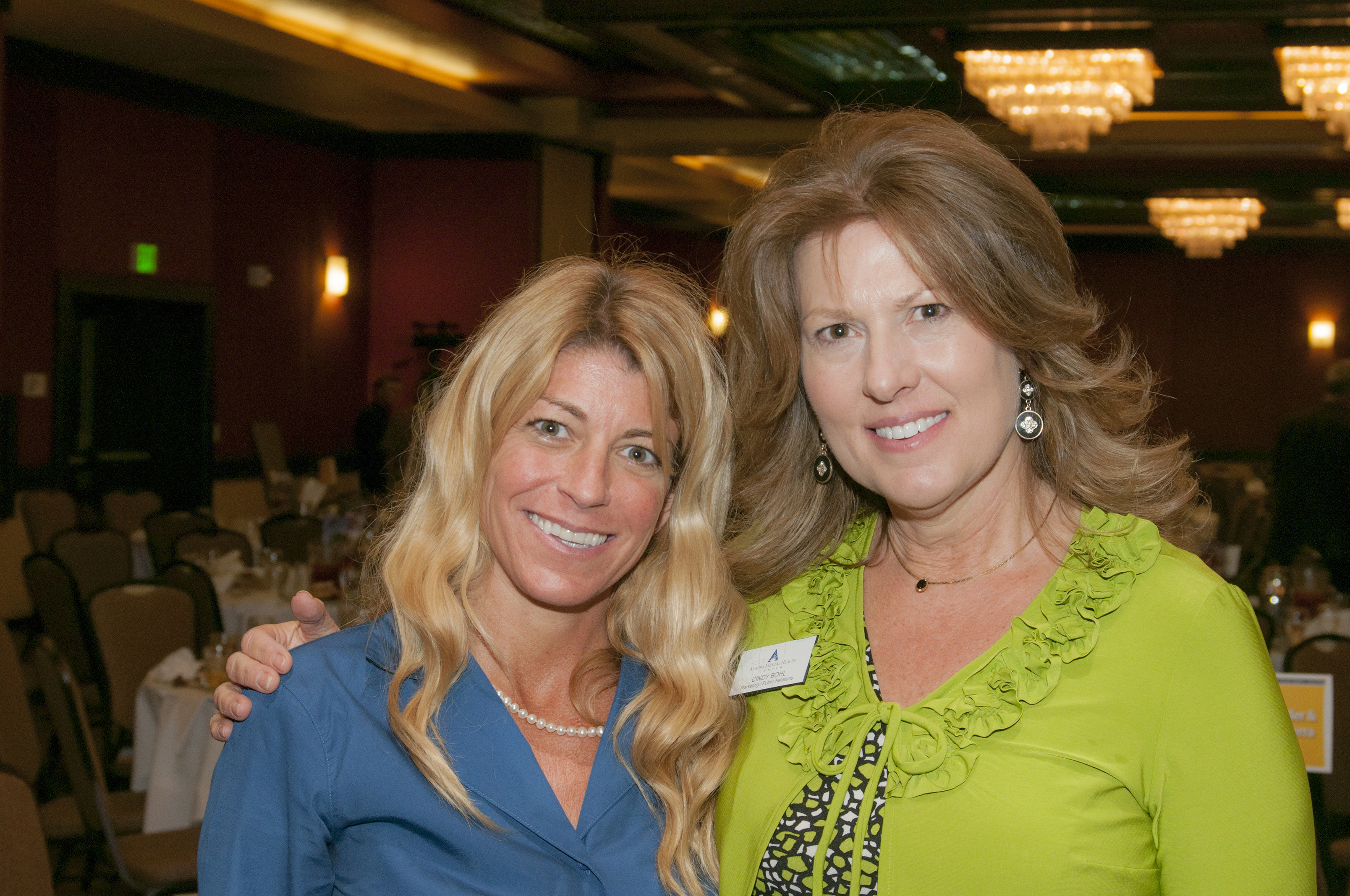 Staff Members Heather Dolan, Cindy Bohl