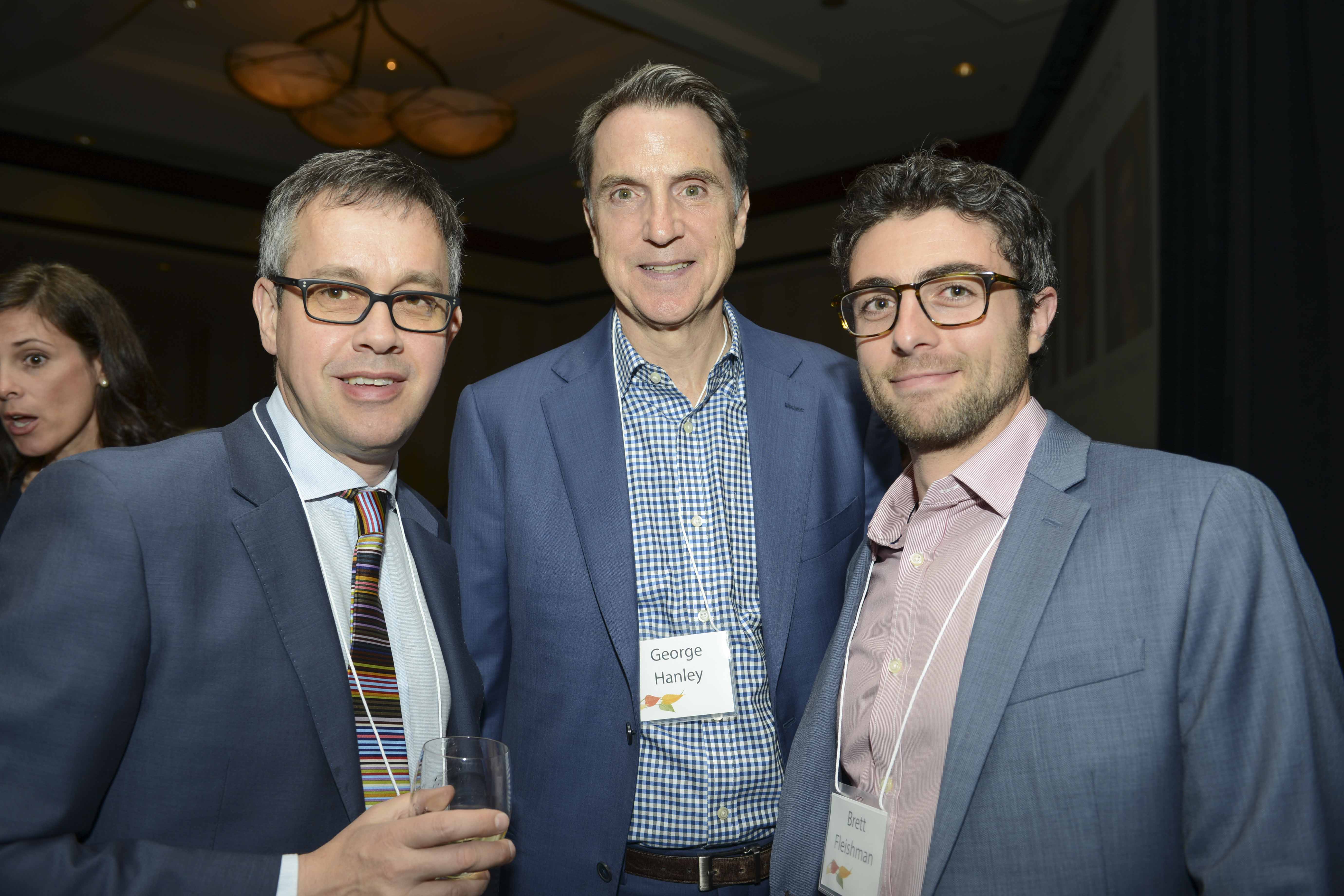 From left, Mark Caupanle, George Hanley and Brett Fleishman