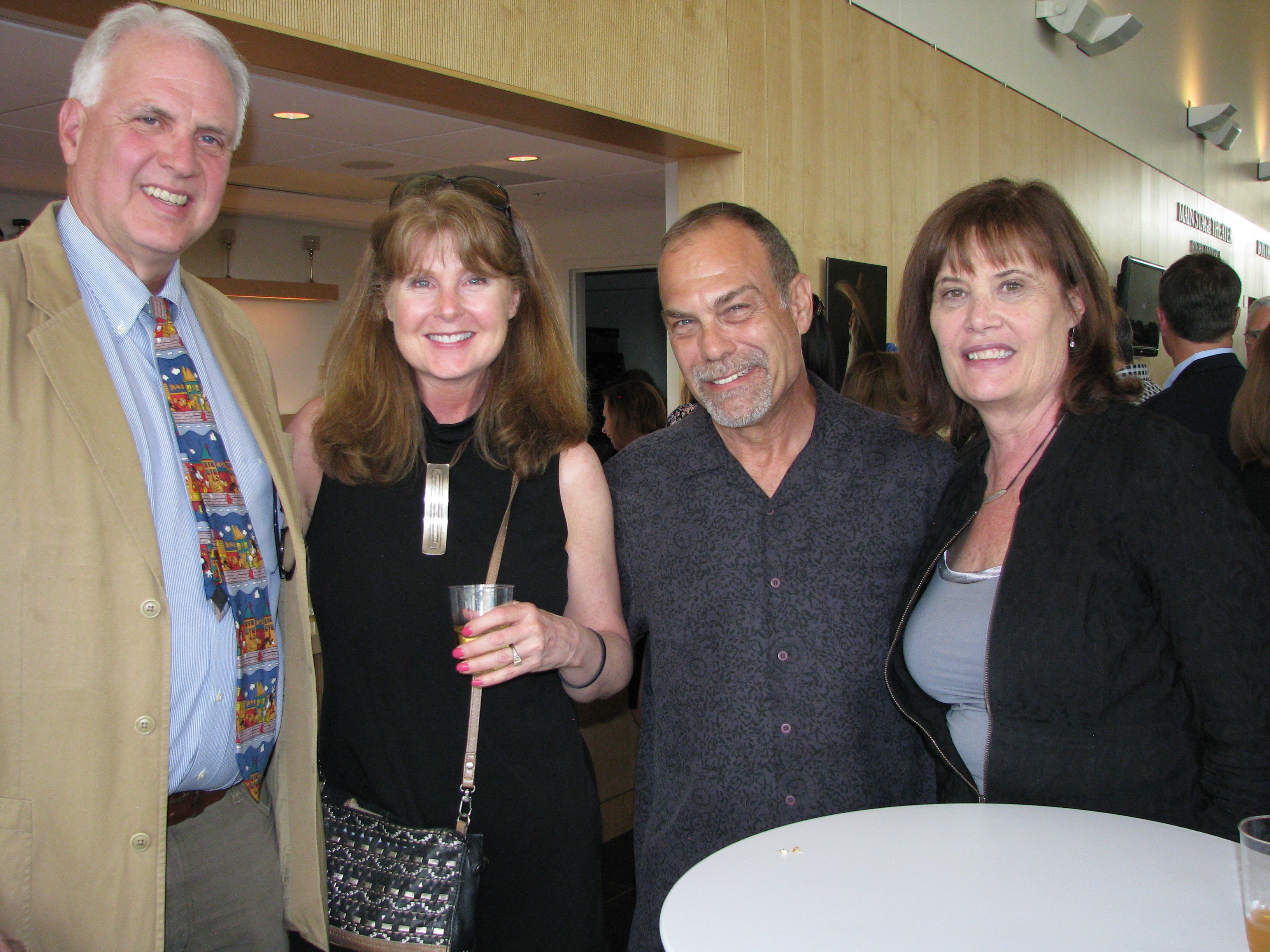 Pastor Dave Jensen, left, smiles with Debbie Coppola, Chip Coppola and ...