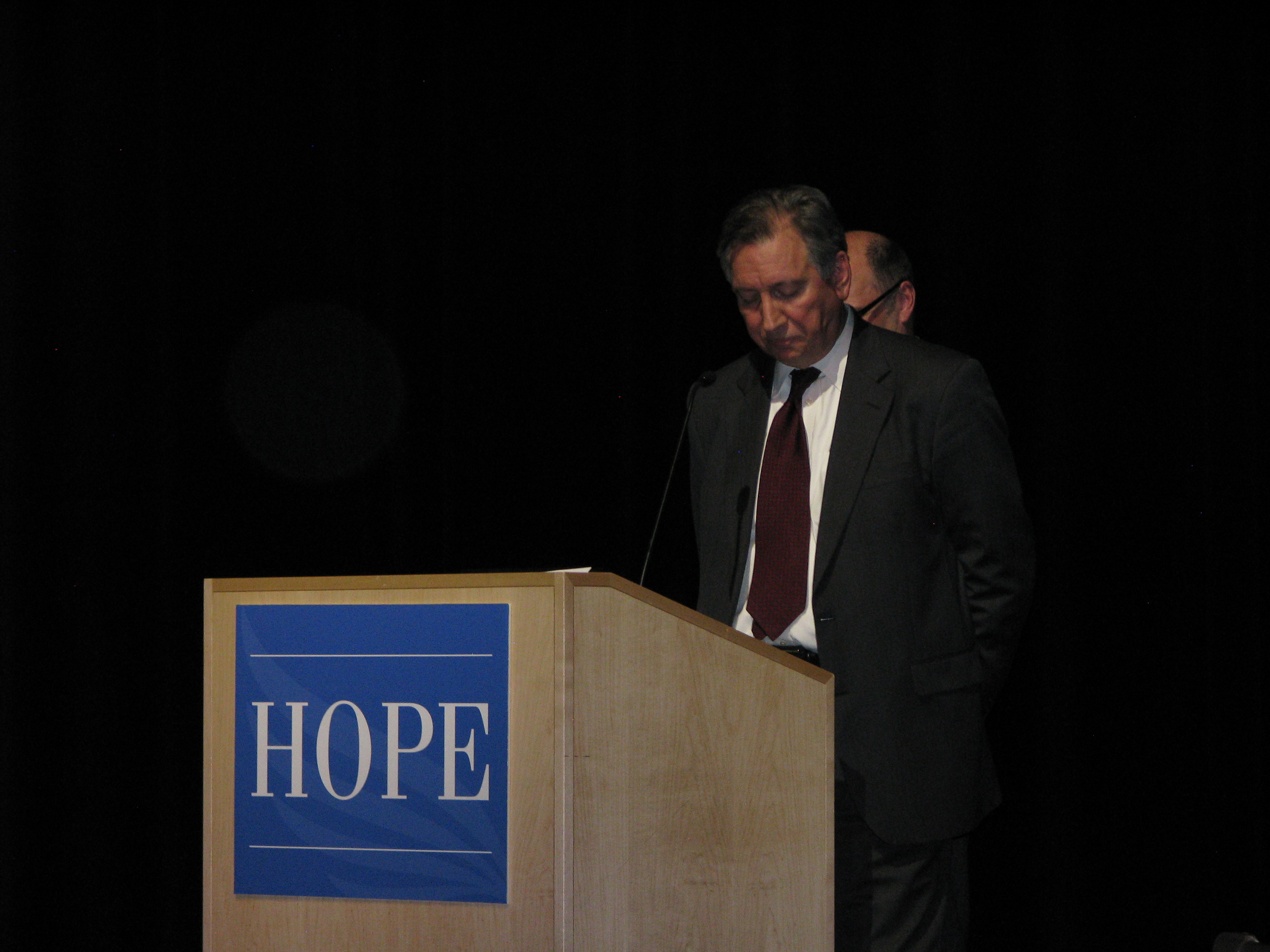 Mark Kochevar informs the audience about the amazing work of the CU ...