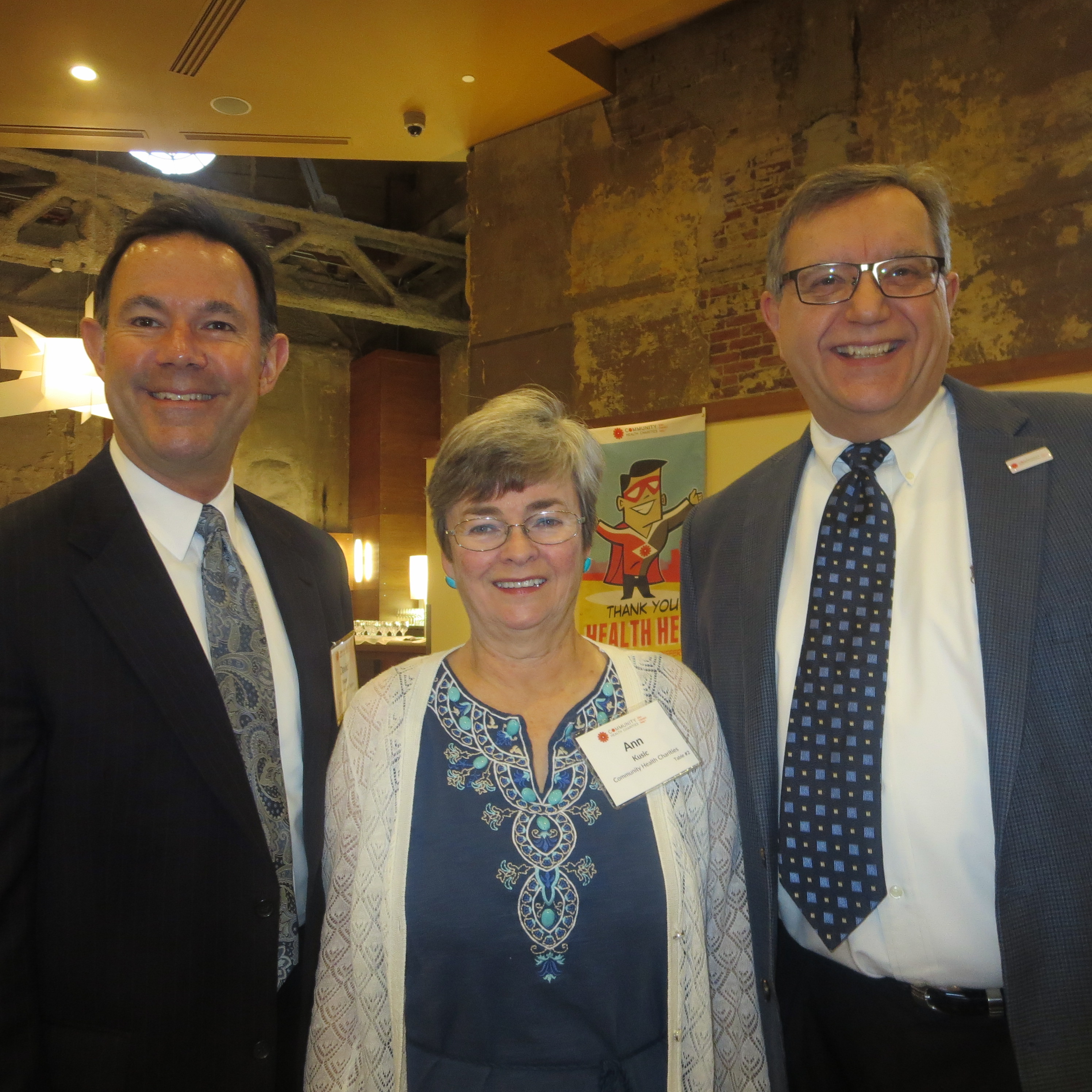 L to R: David Pisani, Ann Kusic, Marty Siemion