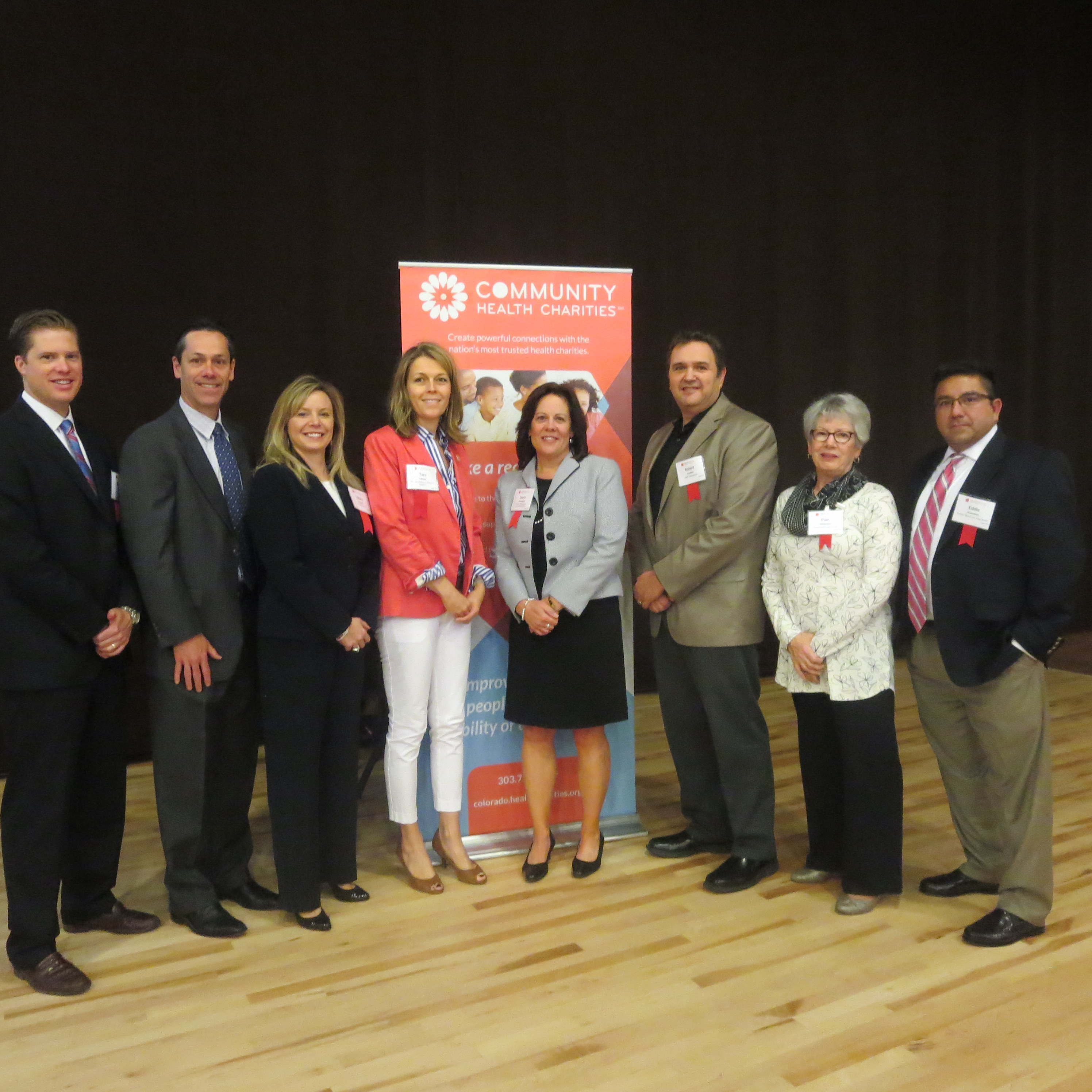 L to R: Ed Pierce, Tom Rennell, Tiffany Feingold, Tara Moyer, Laura ...
