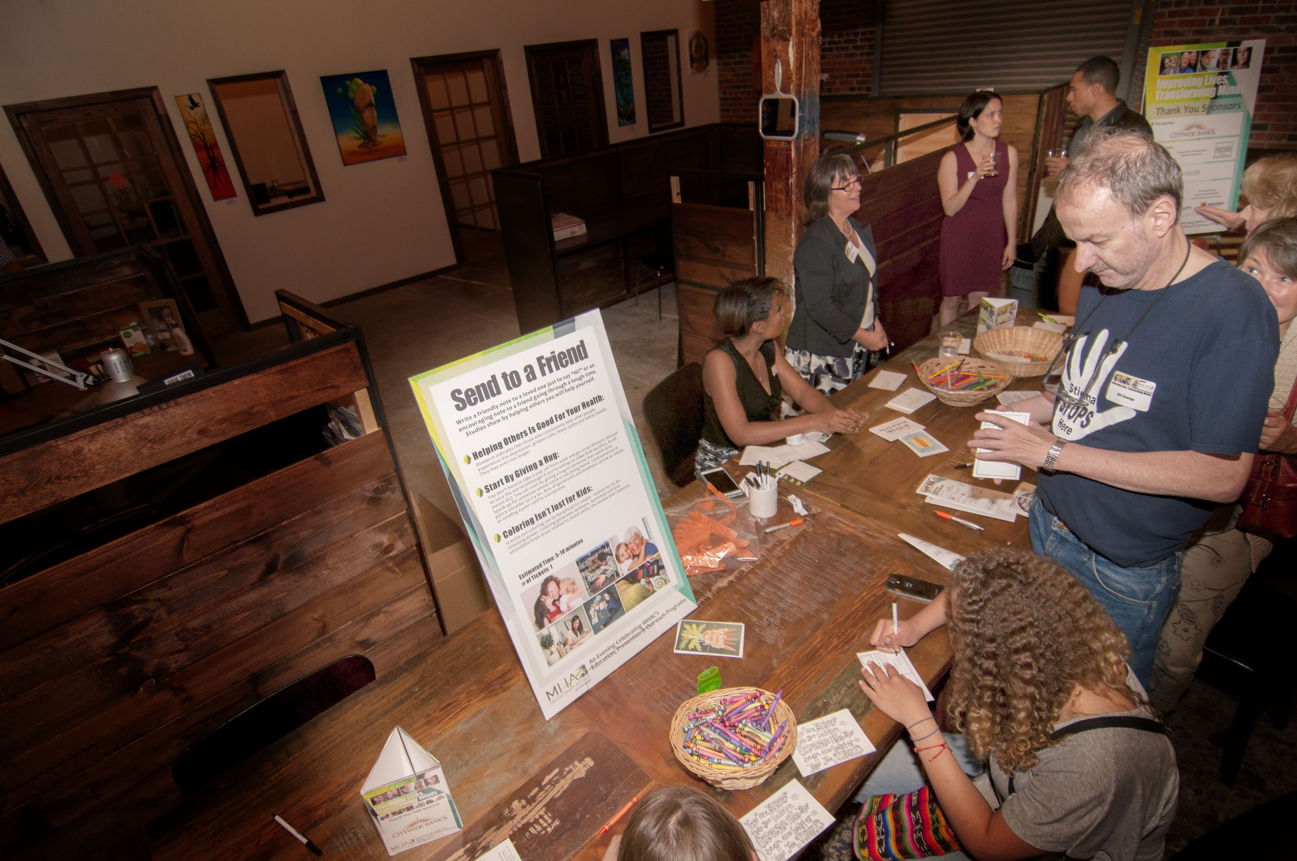 Interactive Wellness Stations provided mental health information