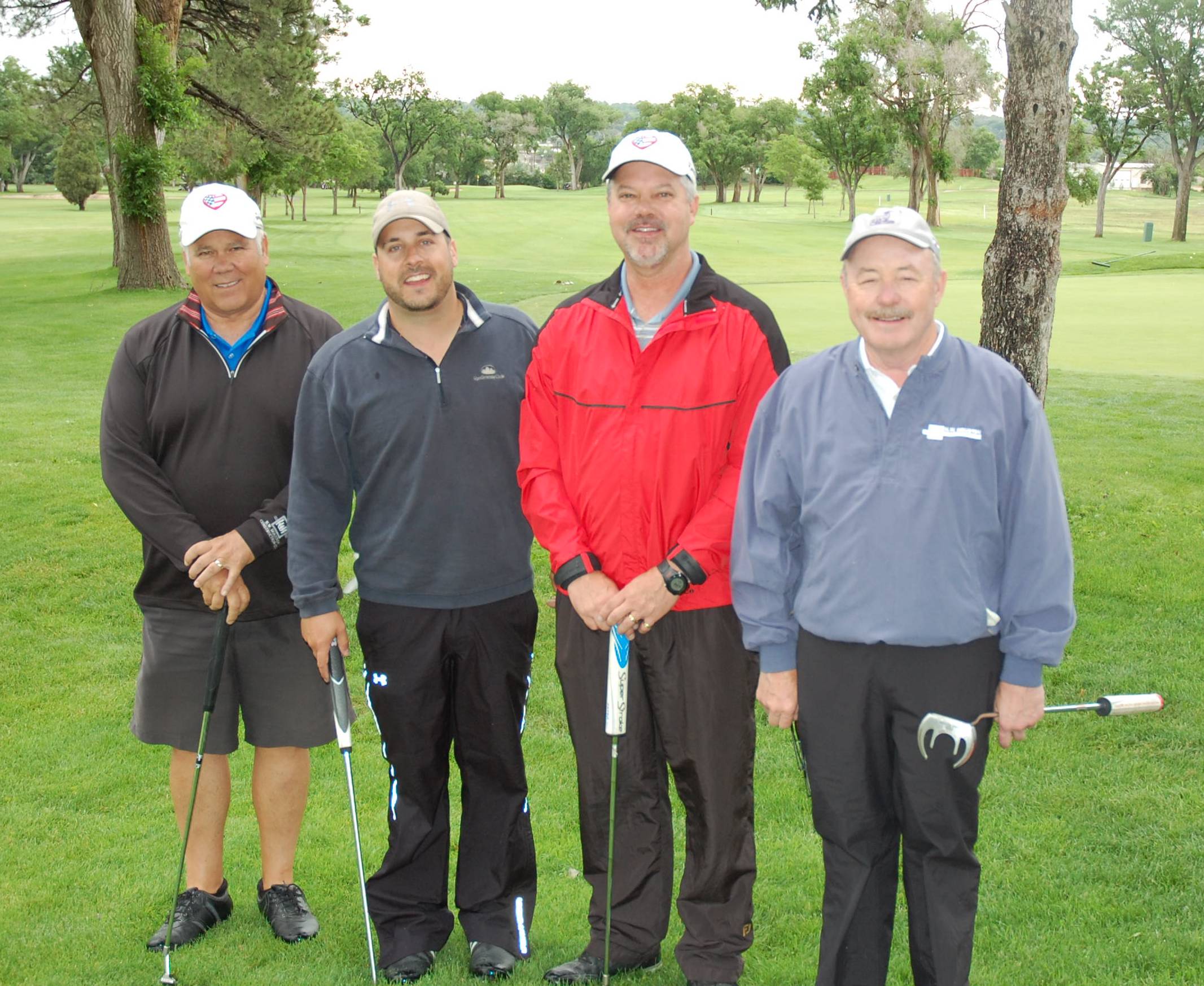 Paul Depatie, left, Mark Taravella, Scott Robb, Ken West