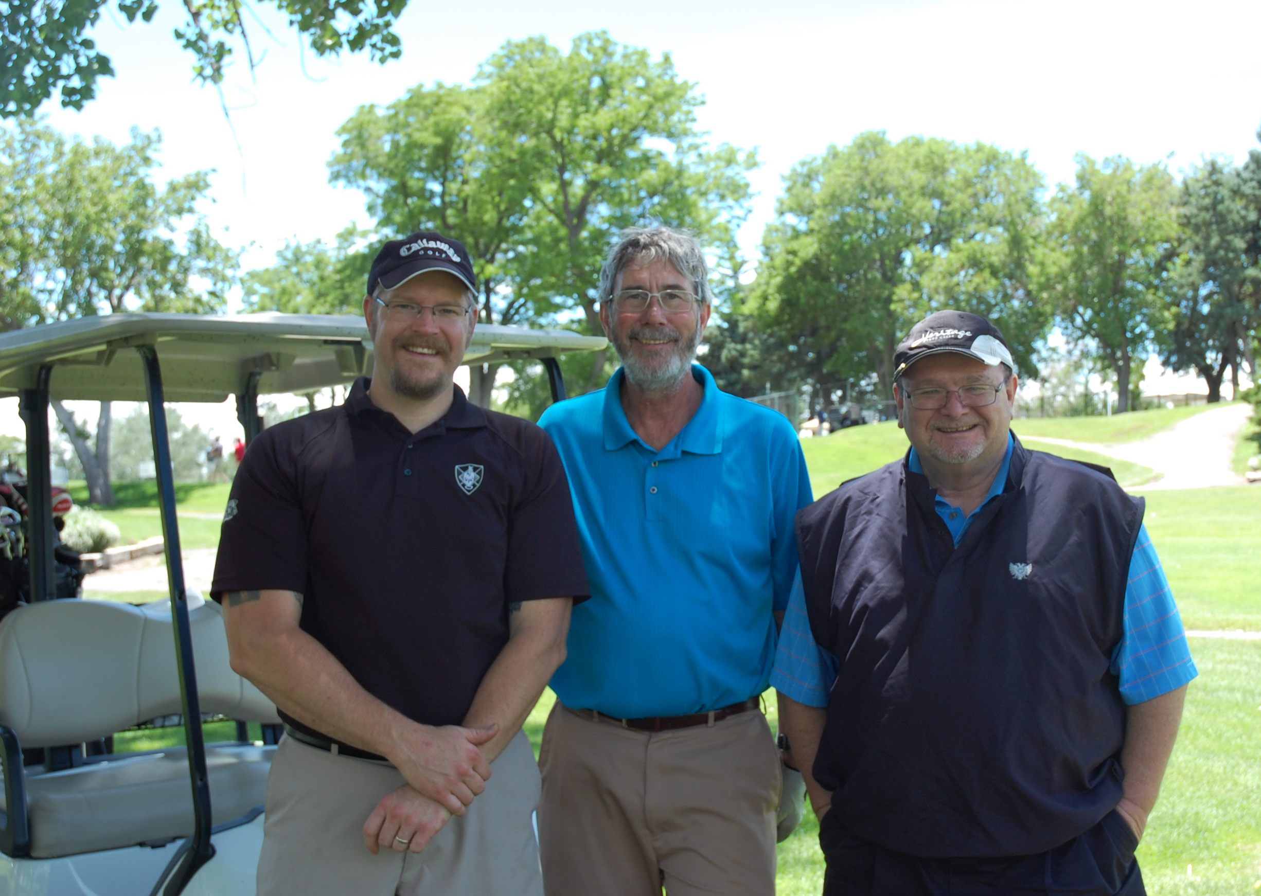 Brian Sack, left, Bruce Bell, Karl Wurzbach