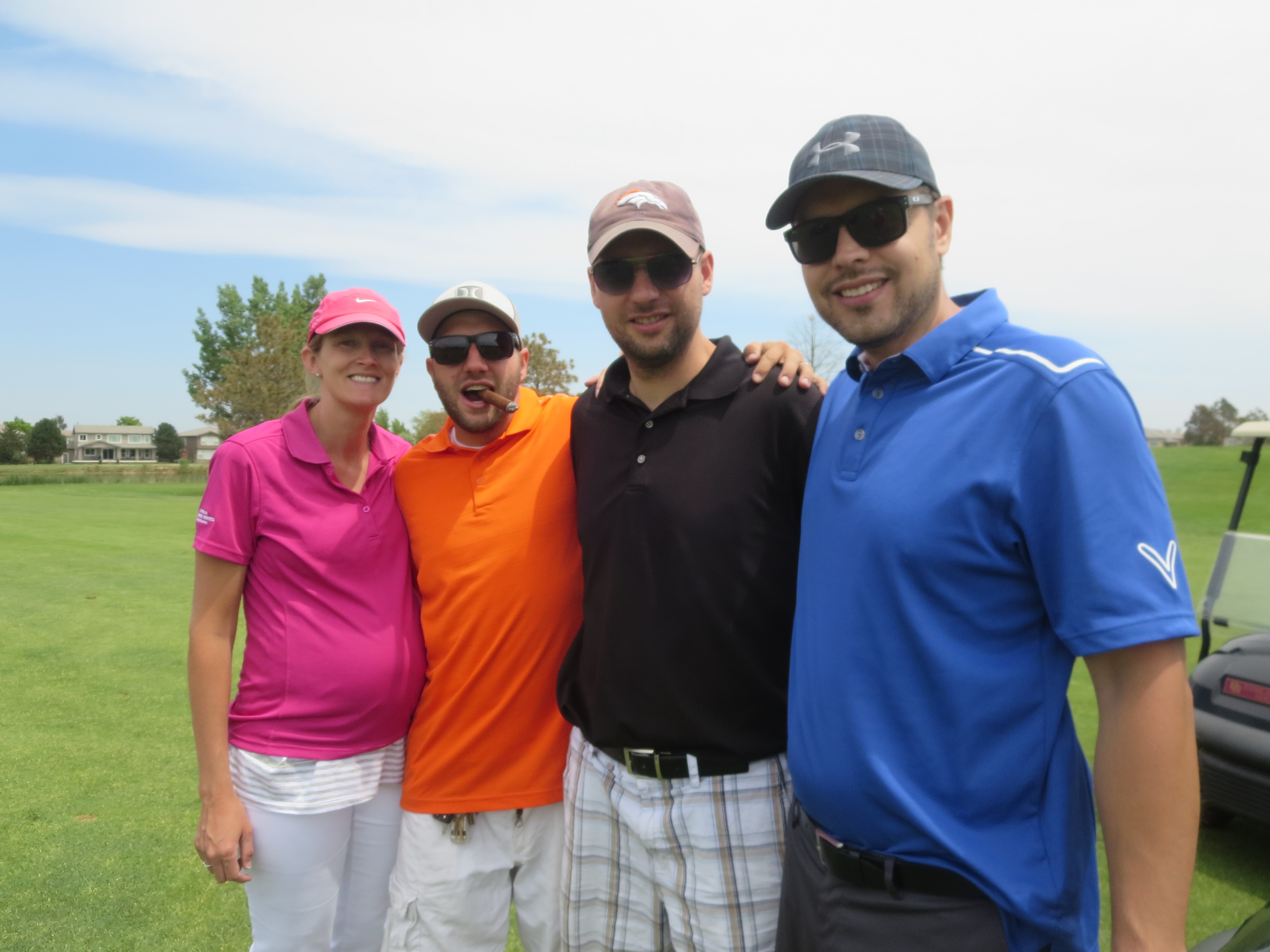 L to R: Lori Pope, Addison Pope, Evan Pope and Ryan Hernandez
